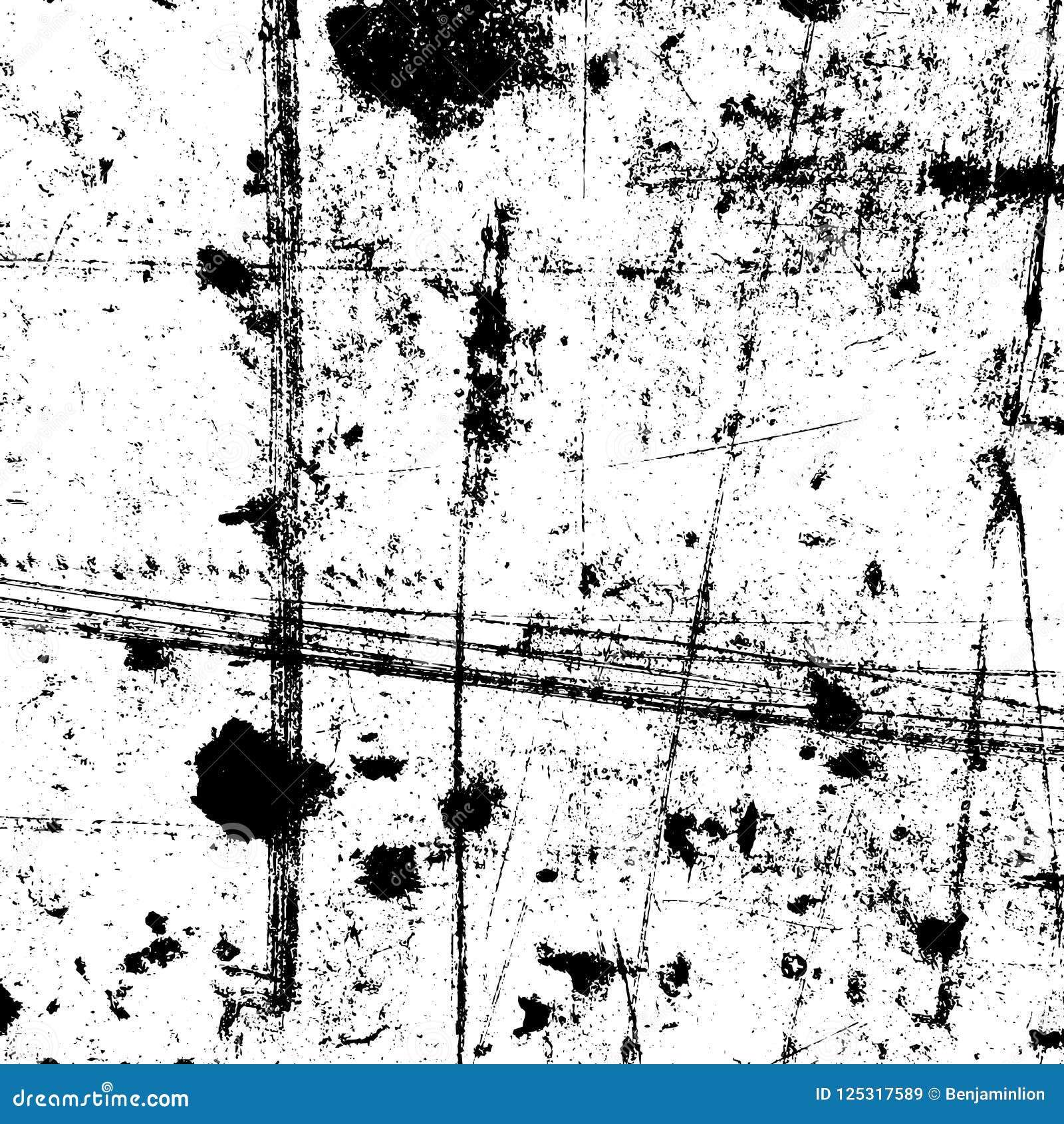 Distressed Overlay Texture stock vector. Illustration of dirty - 125317589