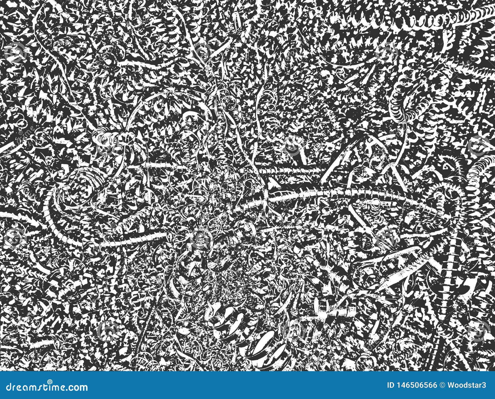 Distress Old Rusted Metal Texture. Cartoon Vector | CartoonDealer.com ...