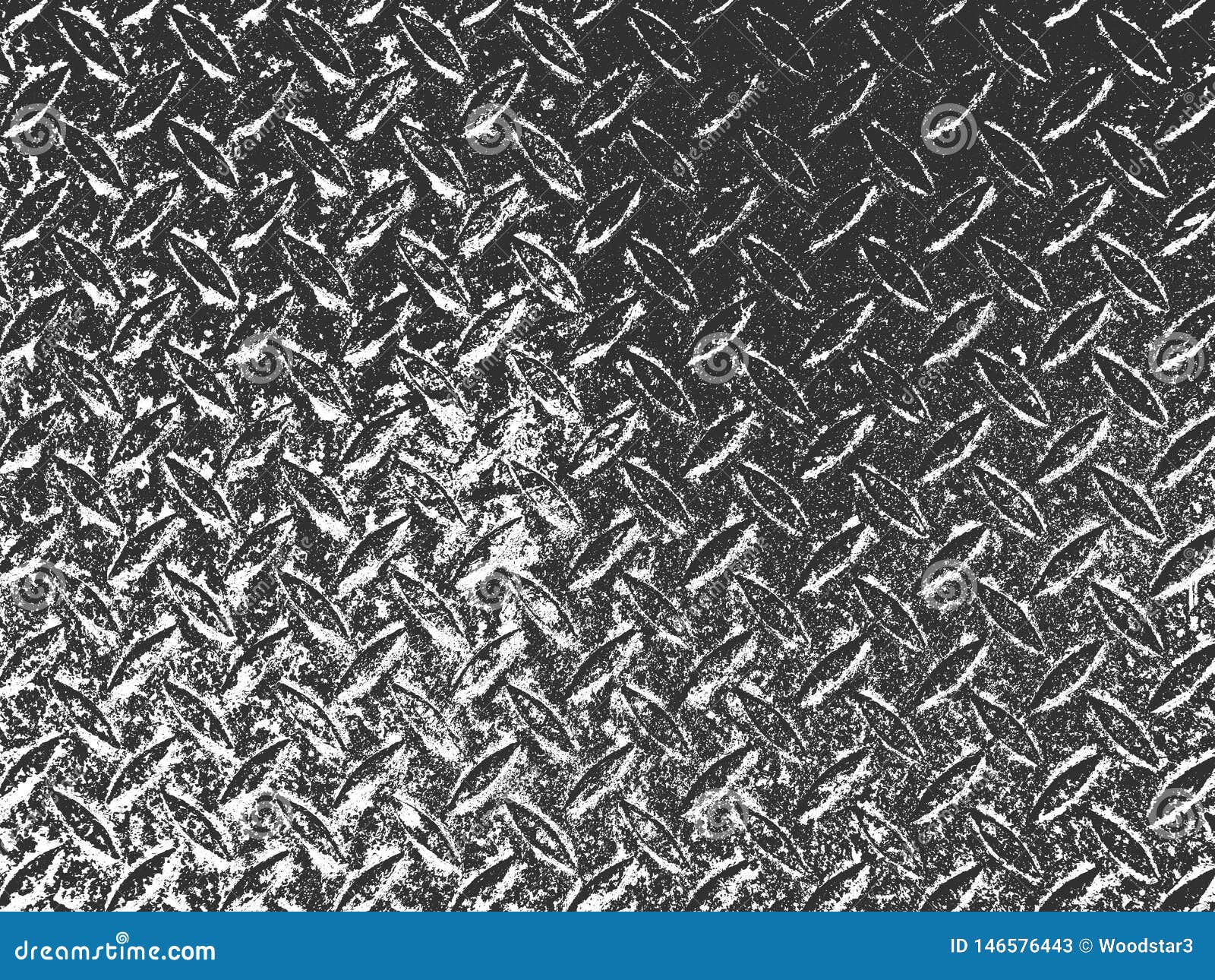 Vector Rusted Steel Plate Metal Texture Background, In A4 Size For ...