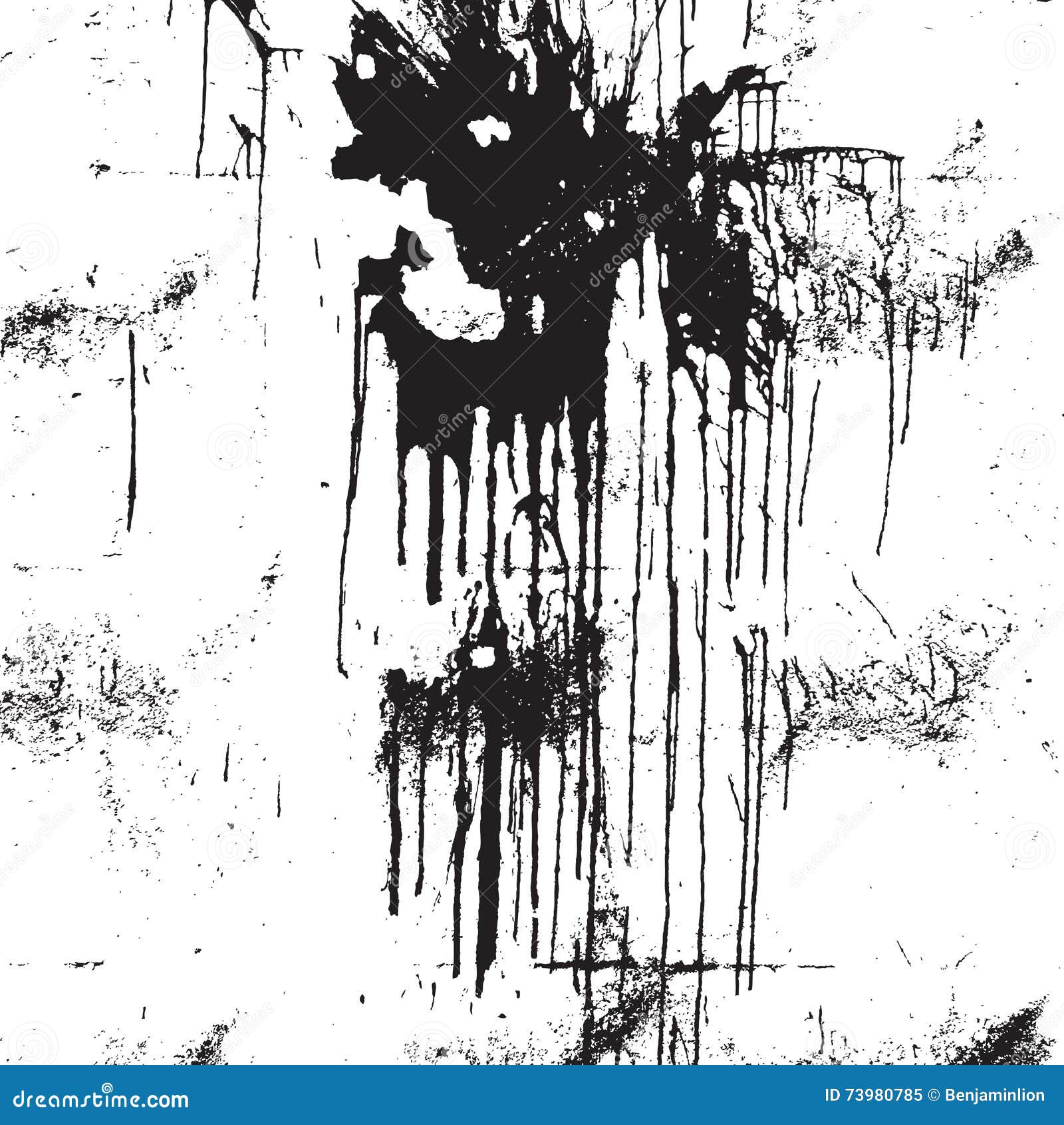 Distress Overlay Texture stock vector. Illustration of paintbrush ...