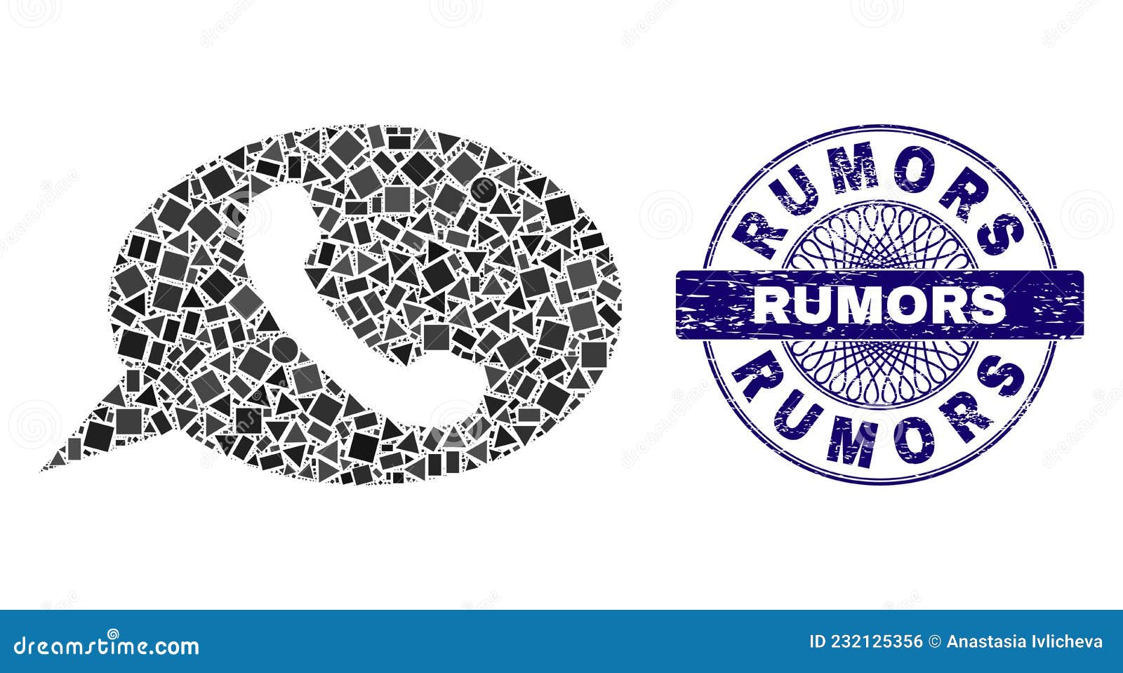 Distress Rumors Seal and Geometric Phone Message Mosaic Stock Vector ... Distress Rumors Seal and Geometric Phone Message Mosaic Stock Vector ...