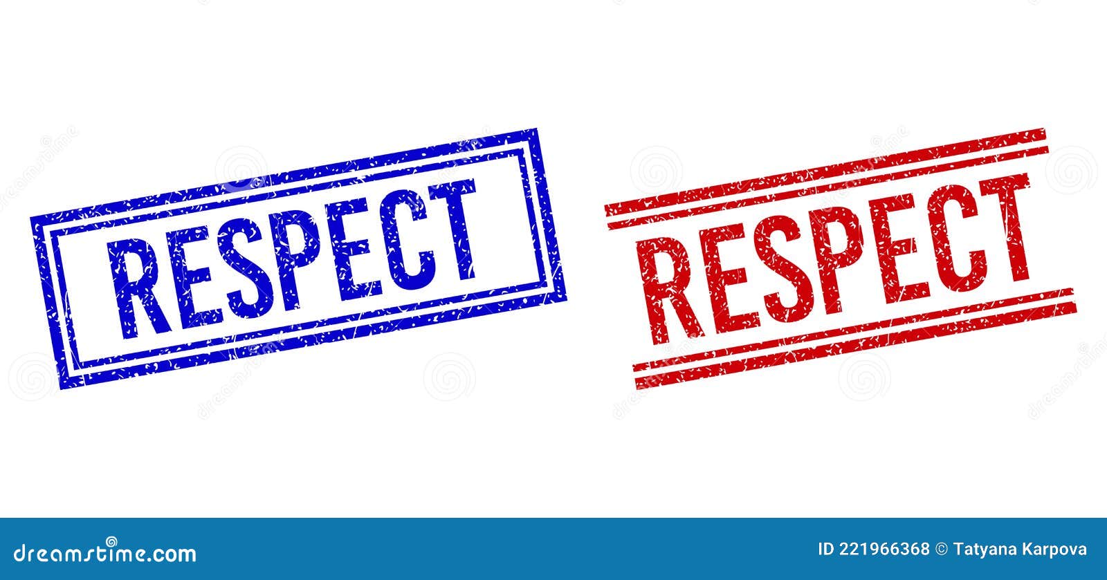 Distress Textured RESPECT Seal with Double Lines Stock Vector ...