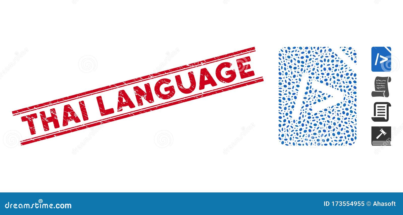 Distress Thai Language Line Stamp With Collage Script Code Icon Royalty ... Distress Thai Language Line Stamp With Collage Script Code Icon Royalty ...