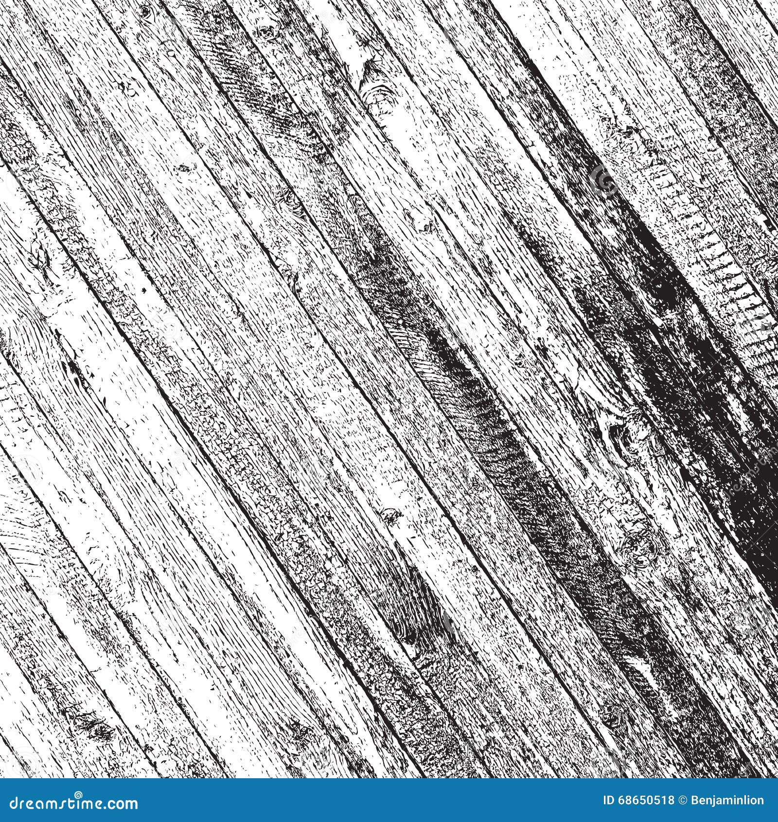 Distress Old Dry Wooden Texture. Vector Illustration | CartoonDealer ...