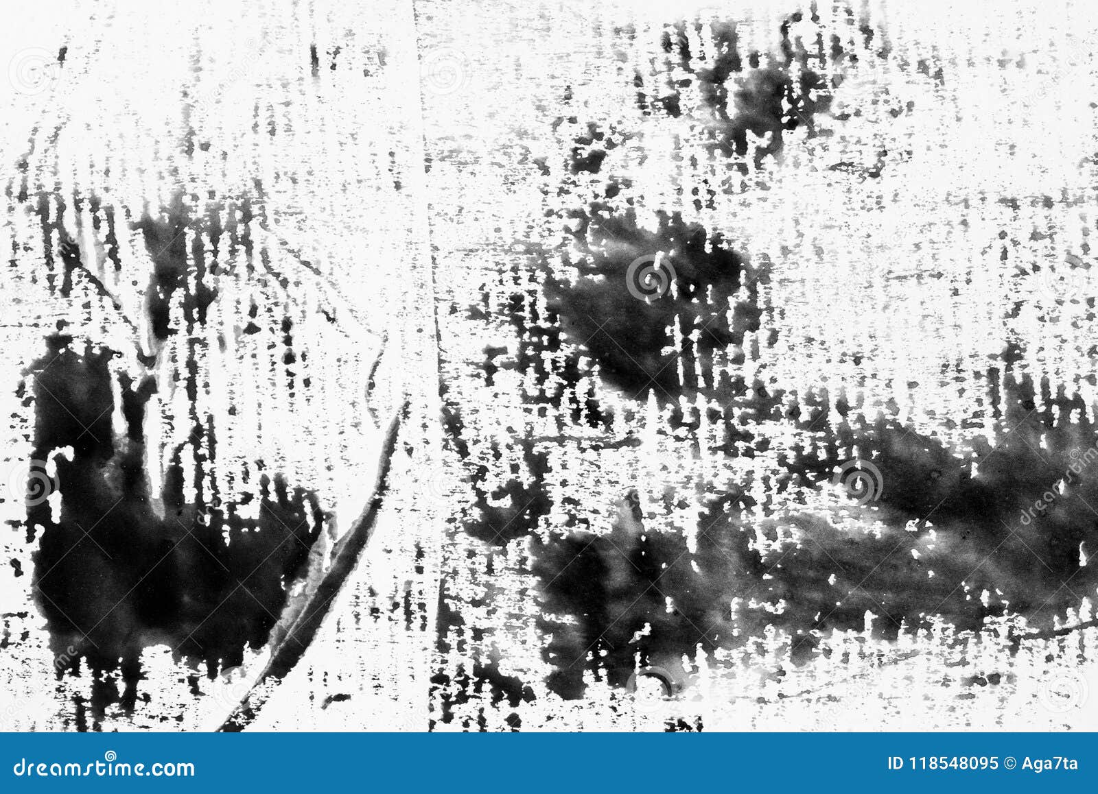 Distressed Black Pattern on White Paper Background Texture Stock Image ...