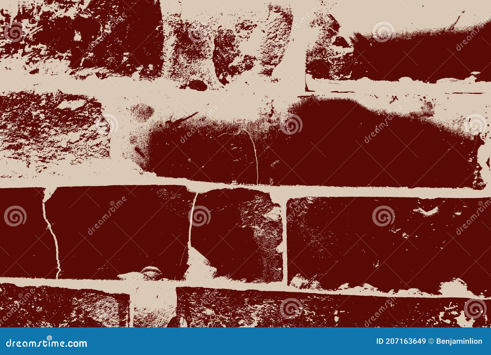 Distressed Brick Texture stock image. Image of dirty - 207163649