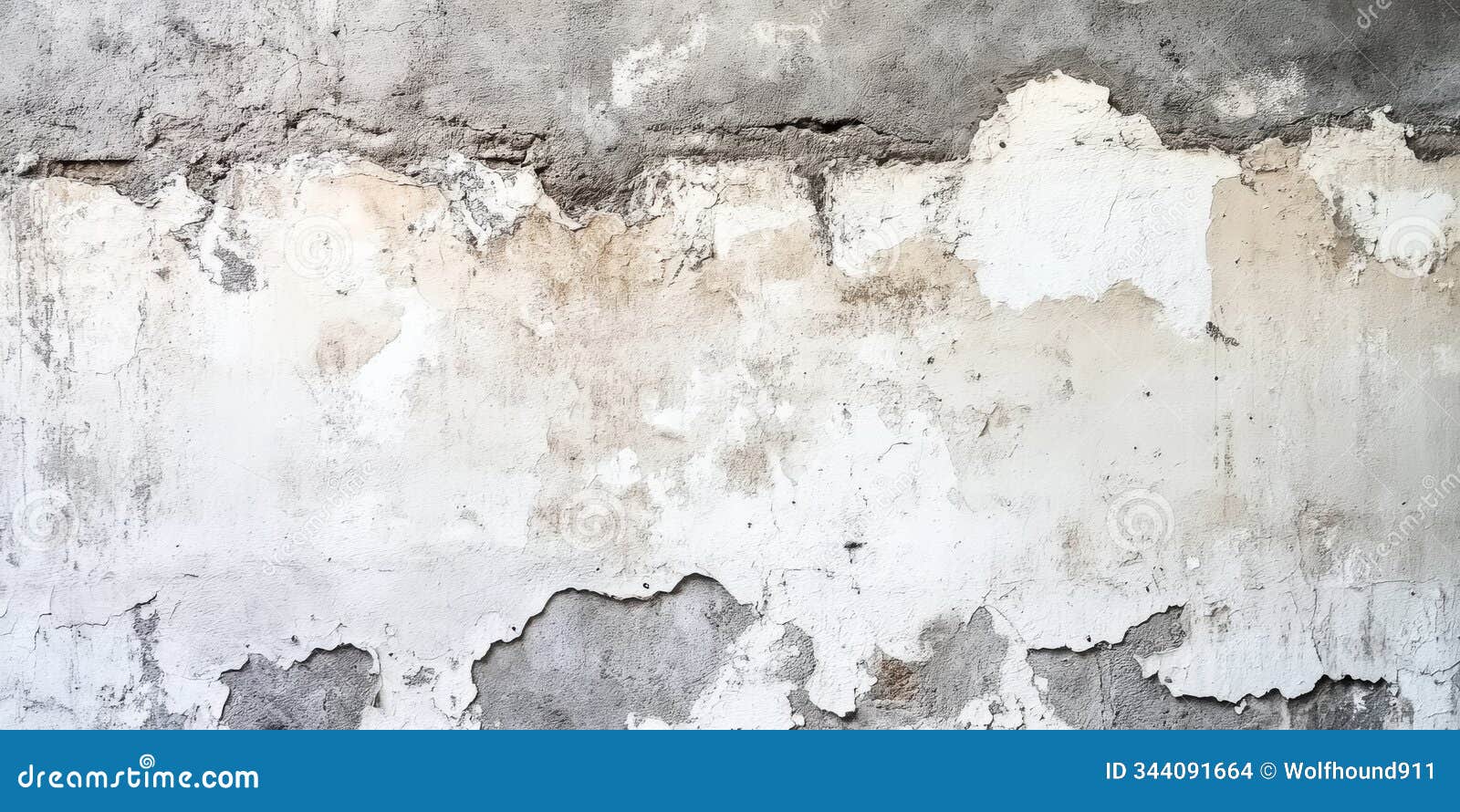 Distressed Cement Wall Texture in Muted Gray with Hints of White Paint ...