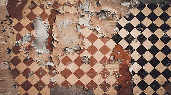 Distressed Checkerboard Pattern, Grunge Texture High Quality Image ...