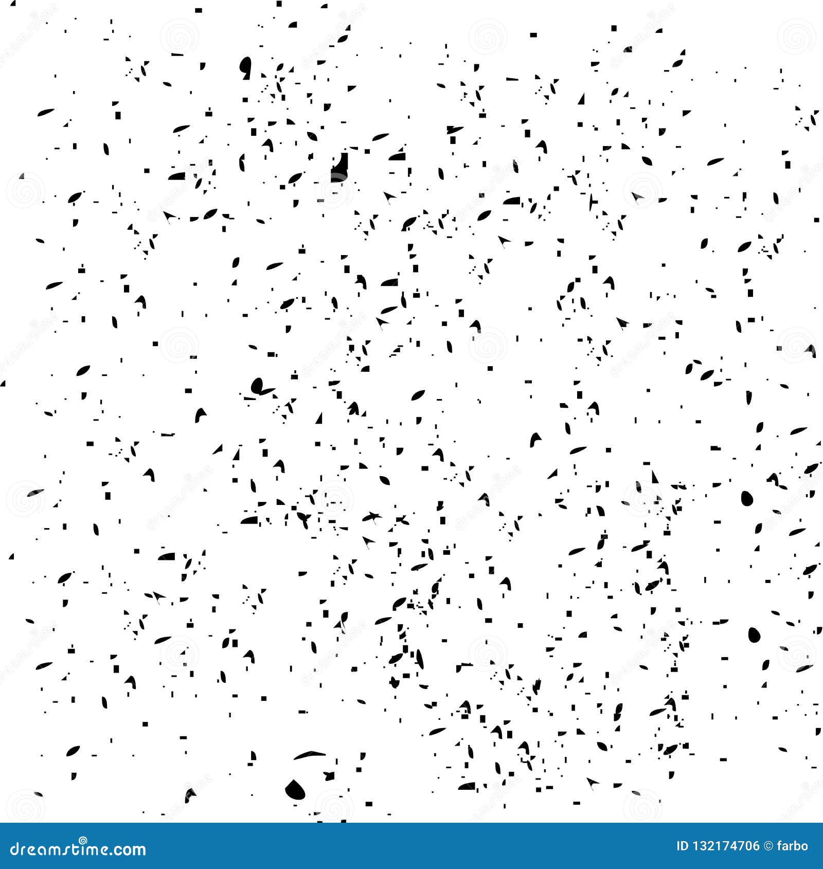 Distressed Digital Dust Texture Grunge Effect Isolated Vector Stock ...