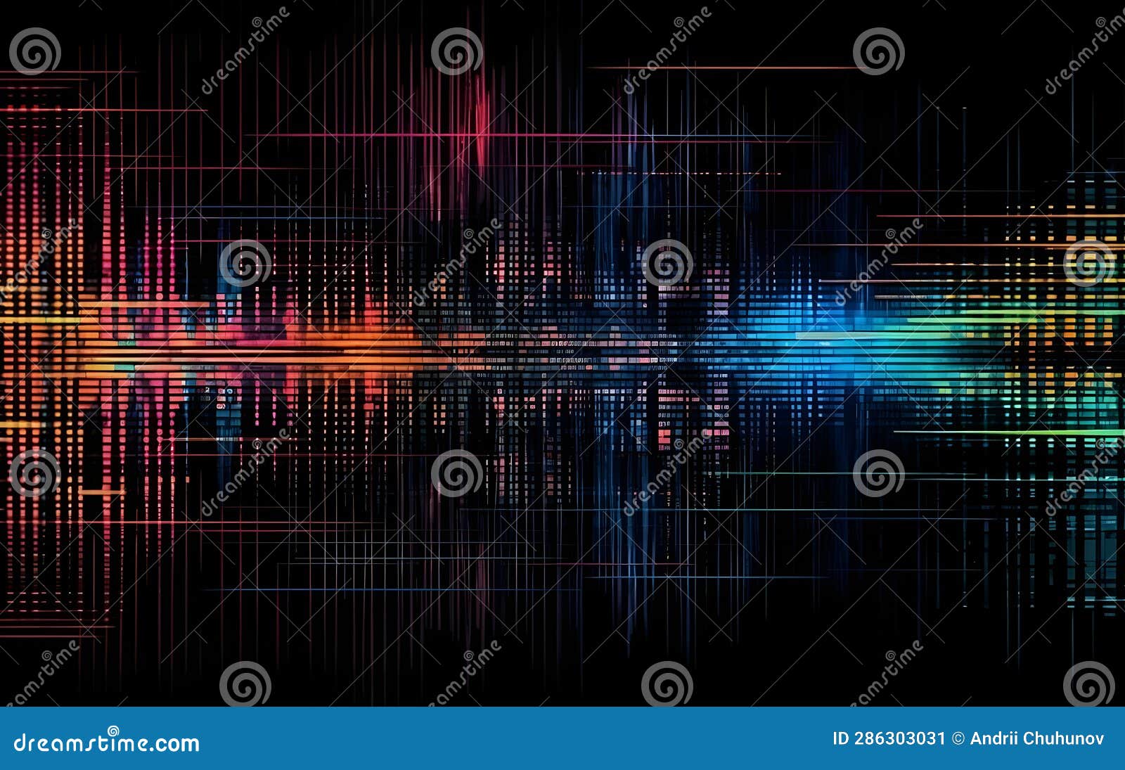Distressed Glitch Background with Color Noise Overlay, Generative AI ...
