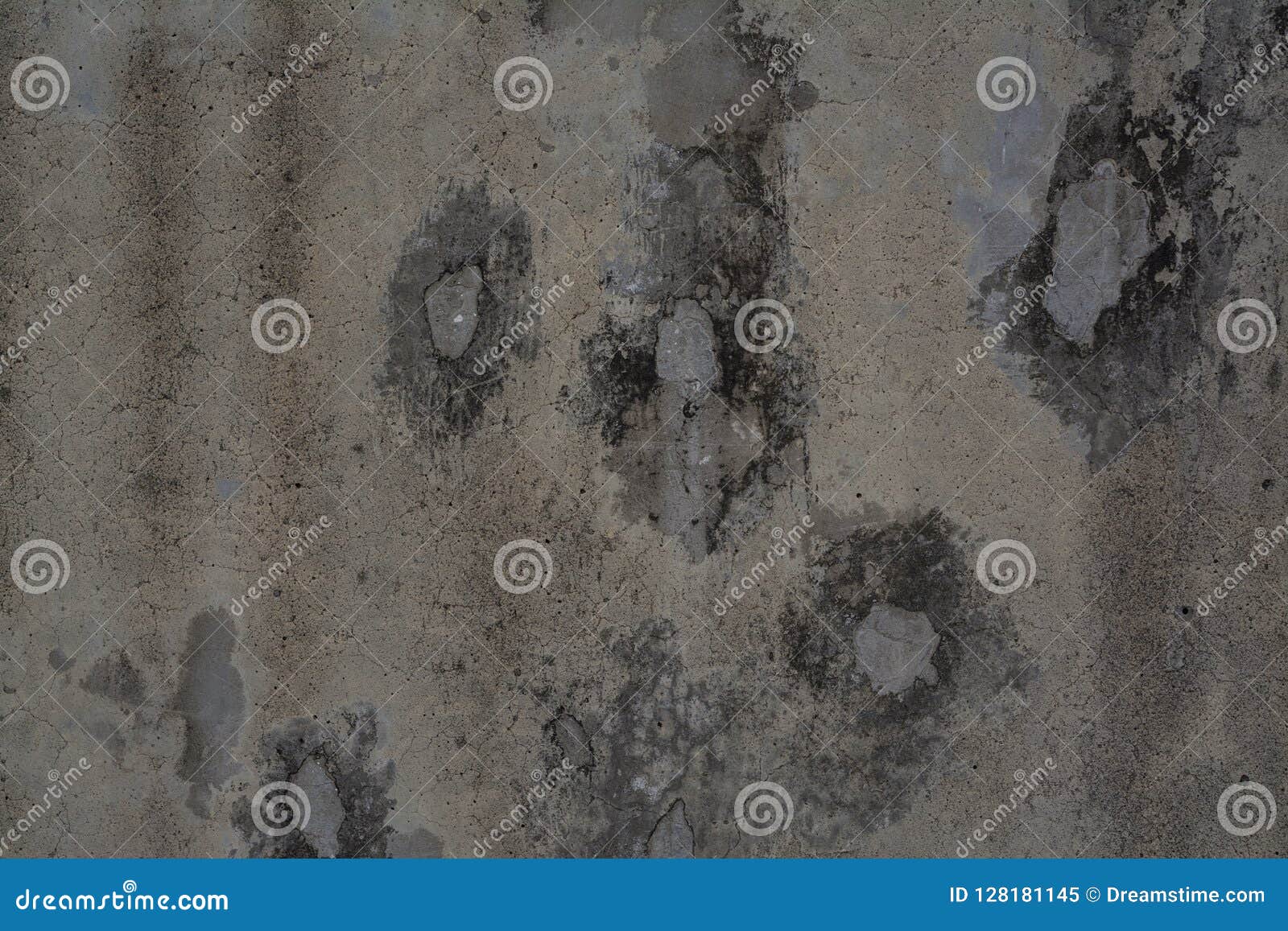 Distressed Gray Concrete Wall Stock Image - Image of background ...