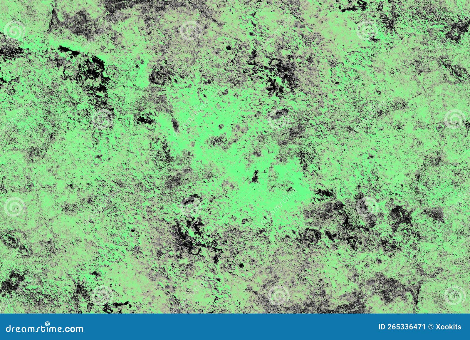 Distressed Green Color Painted Damaged Old Concrete Wall Stock Image ...