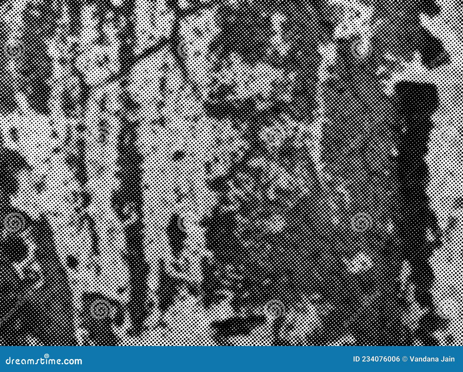 Distressed Halftone Grunge Black and White Vector Texture.Radial ...