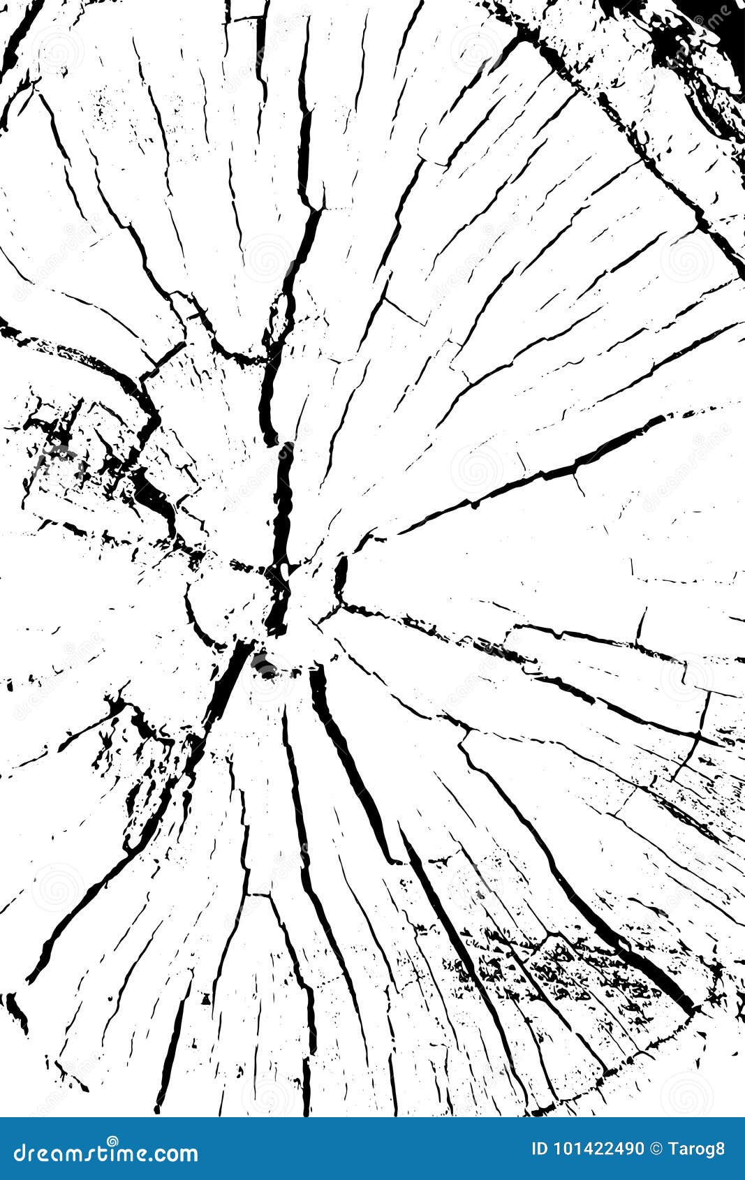 Distressed Halftone Grunge Vector Texture - Wood Trunk Scratch ...