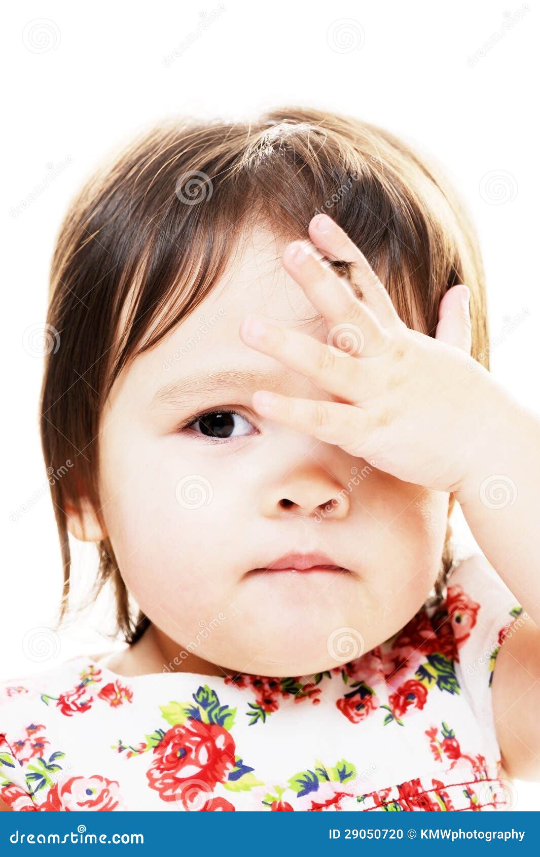 Distressed Little Girl Stock Image | CartoonDealer.com #78896605