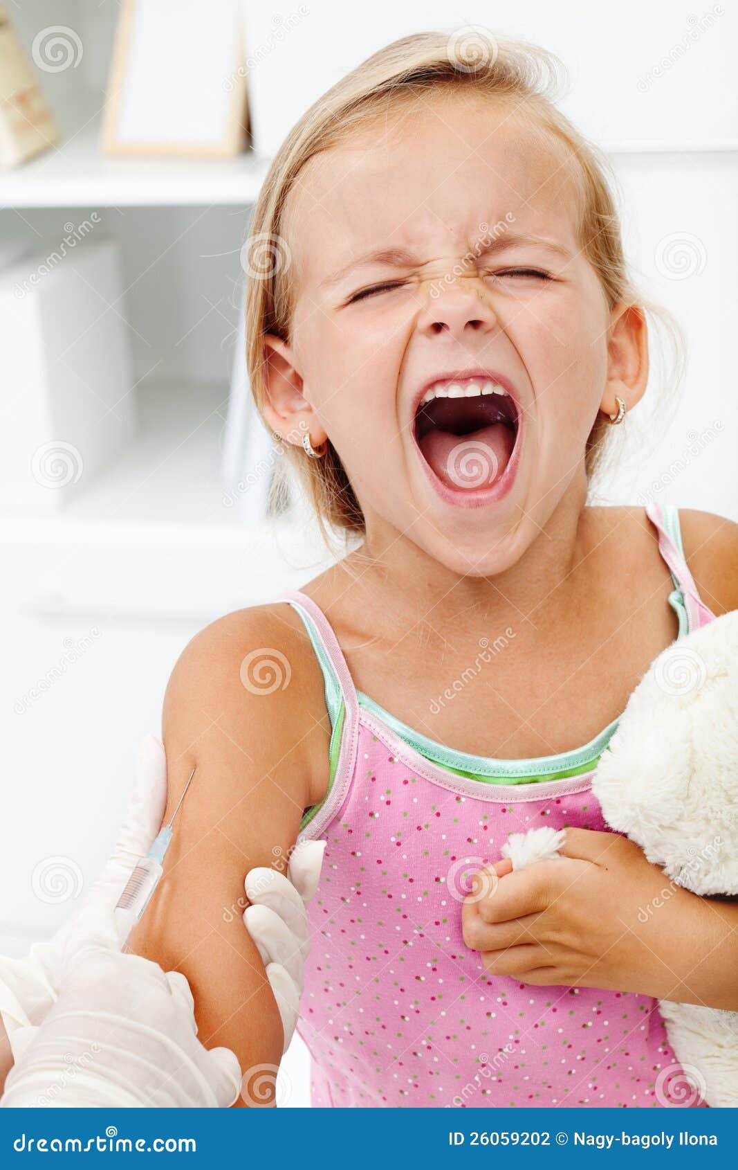 Distressed Little Girl Stock Image | CartoonDealer.com #78896605