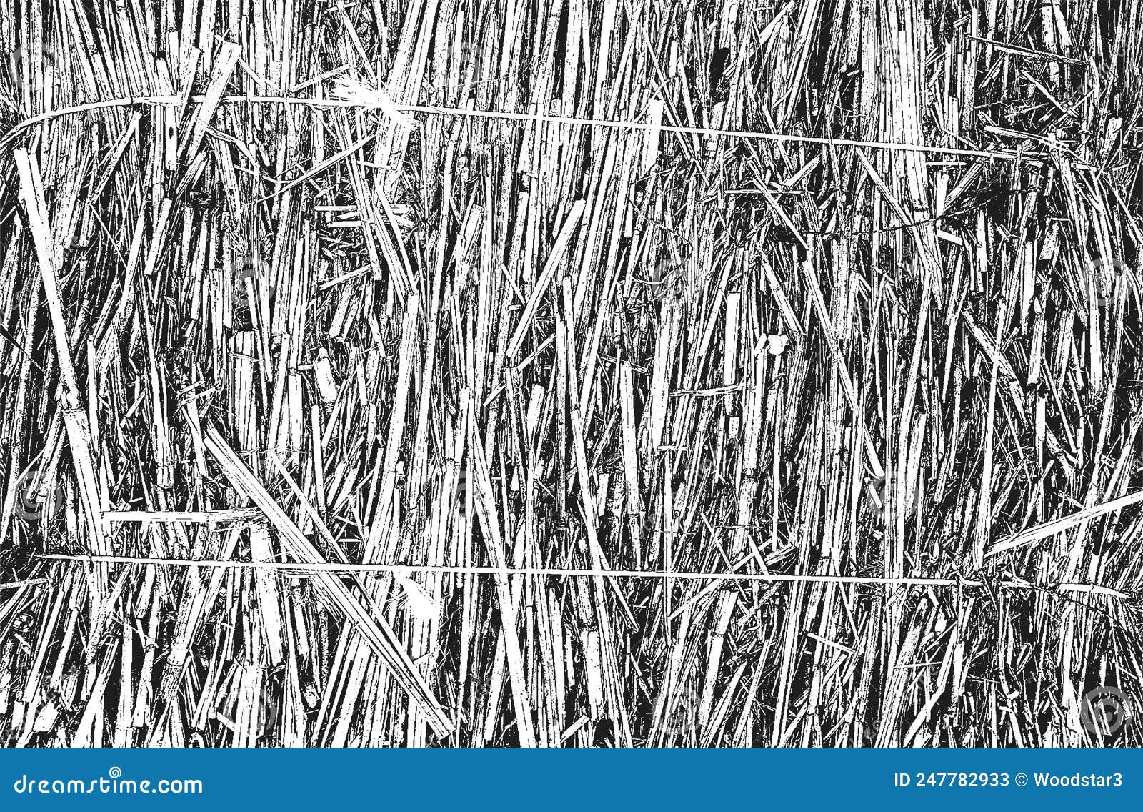 Distressed Overlay Grass Stem Texture on the Ground. Grunge Black and ...