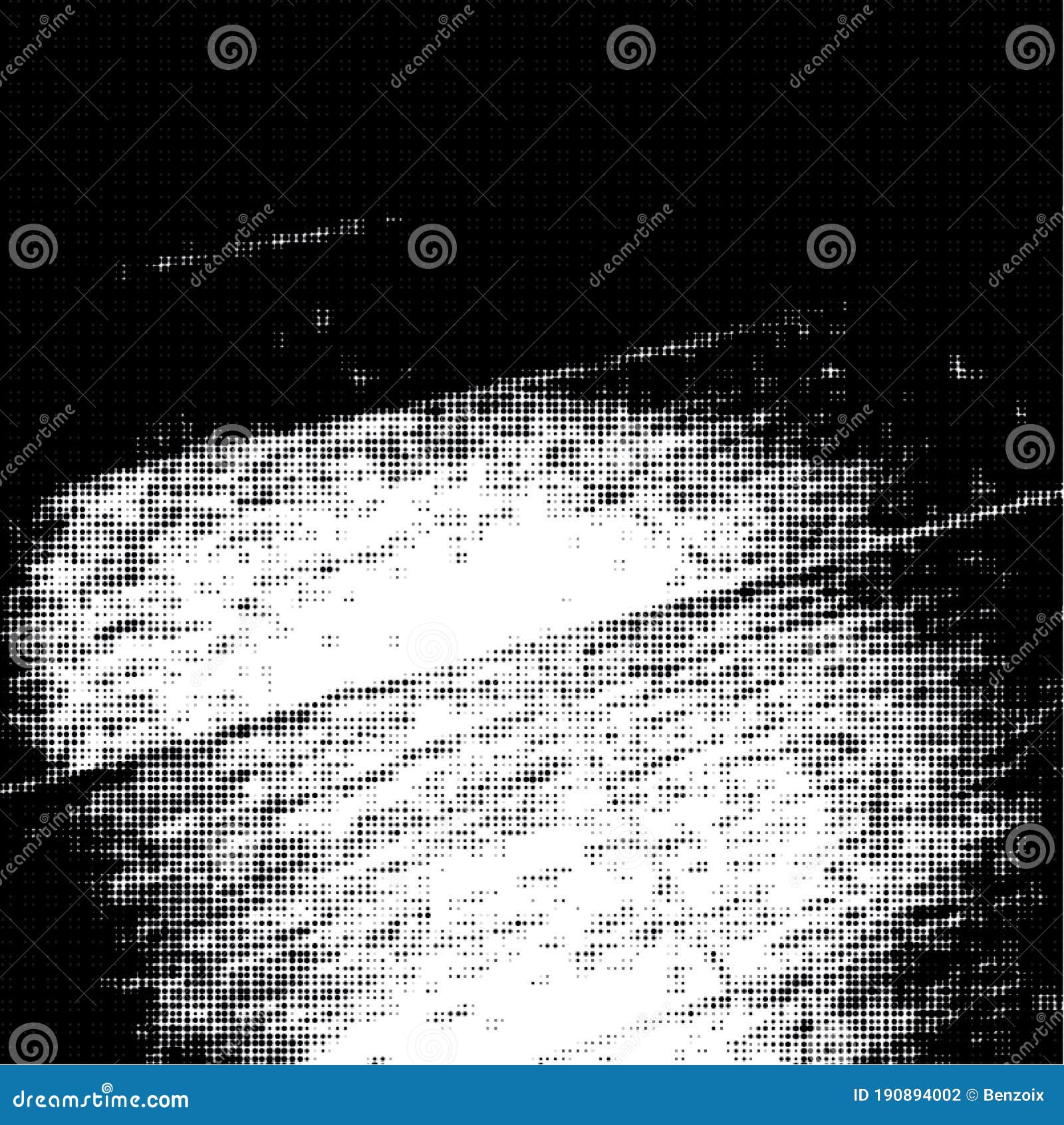 Distressed Overlay Grunge Halftone Background. Halftone Dots Vector ...