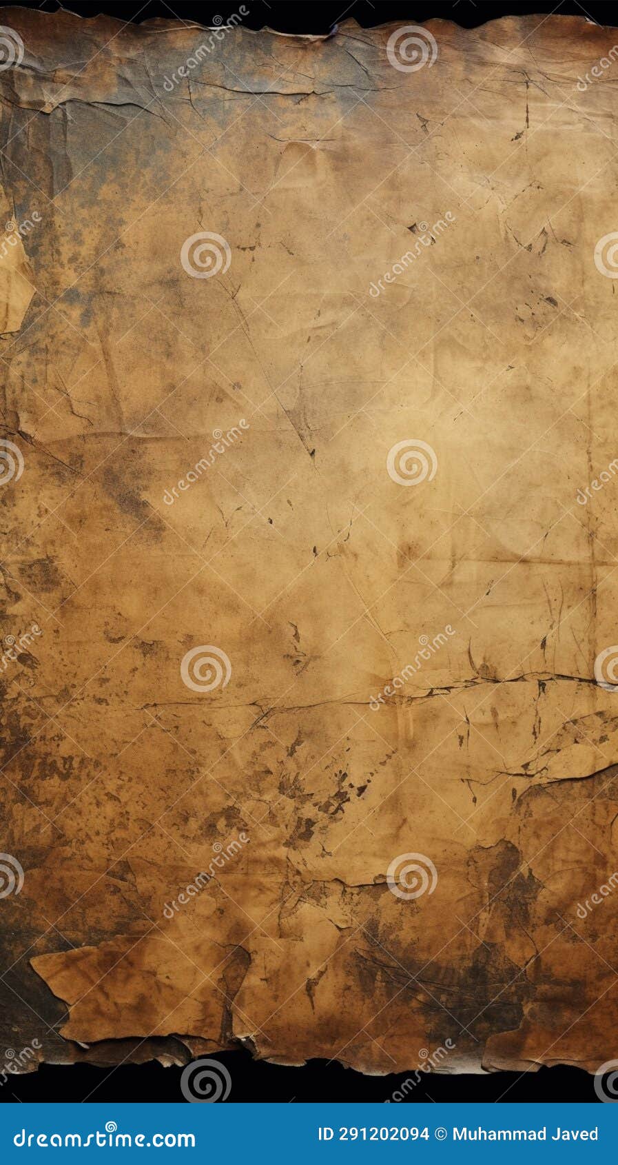 Distressed Paper Texture With Rustic, Darkened Edges Stock Photography ...
