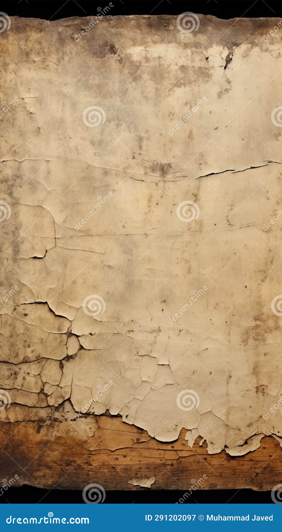 Distressed Paper Texture with Rustic, Darkened Edges Stock Illustration ...