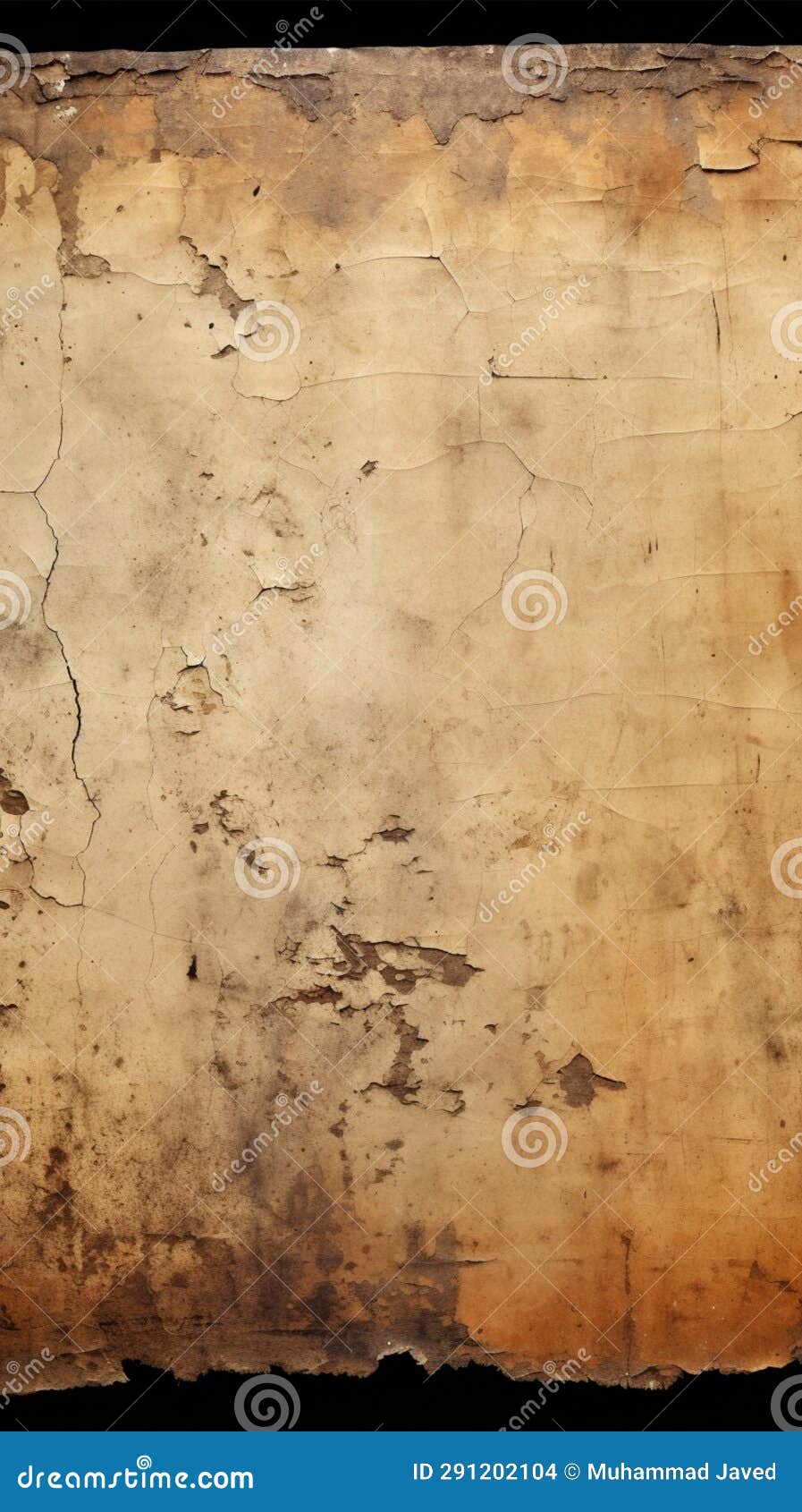 Distressed Paper Texture With Rustic, Darkened Edges Stock Photo ...