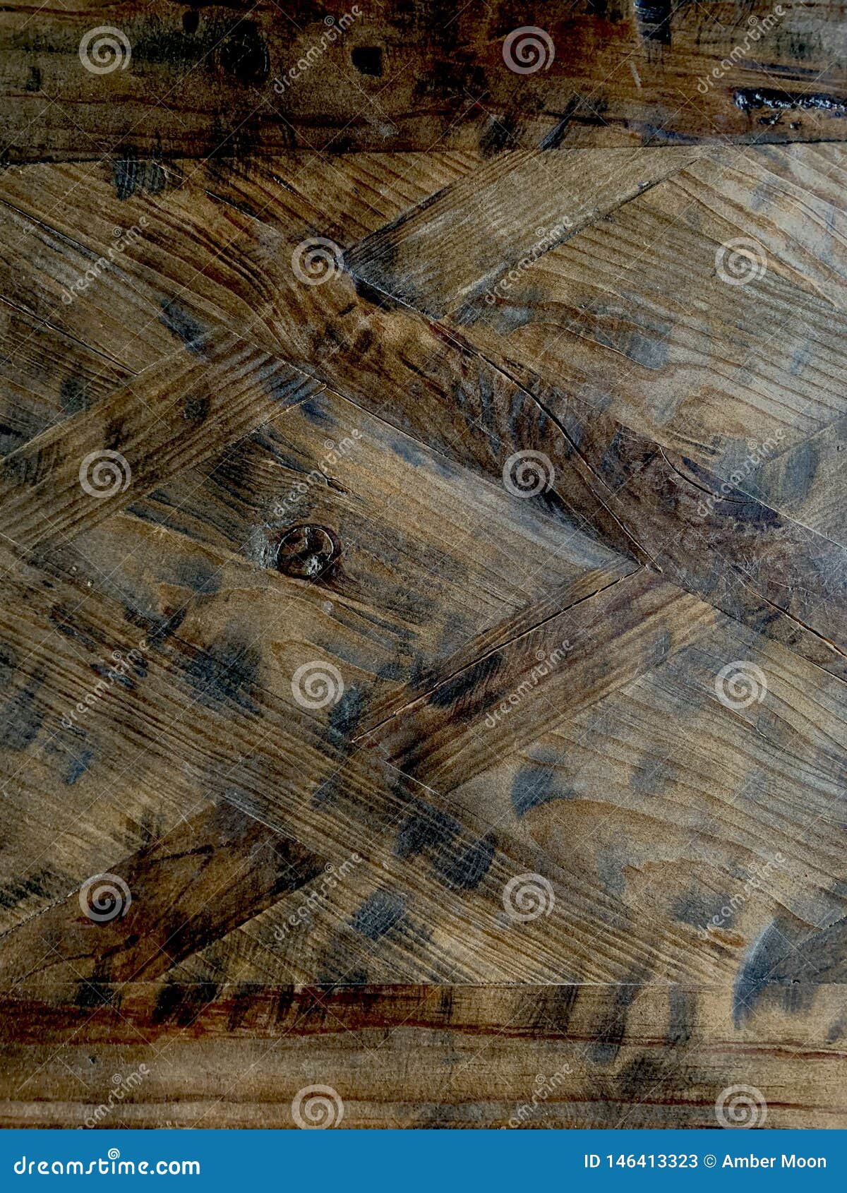 Close Up Distressed Patterned Wood Grain Texture Stock Image - Image of ...