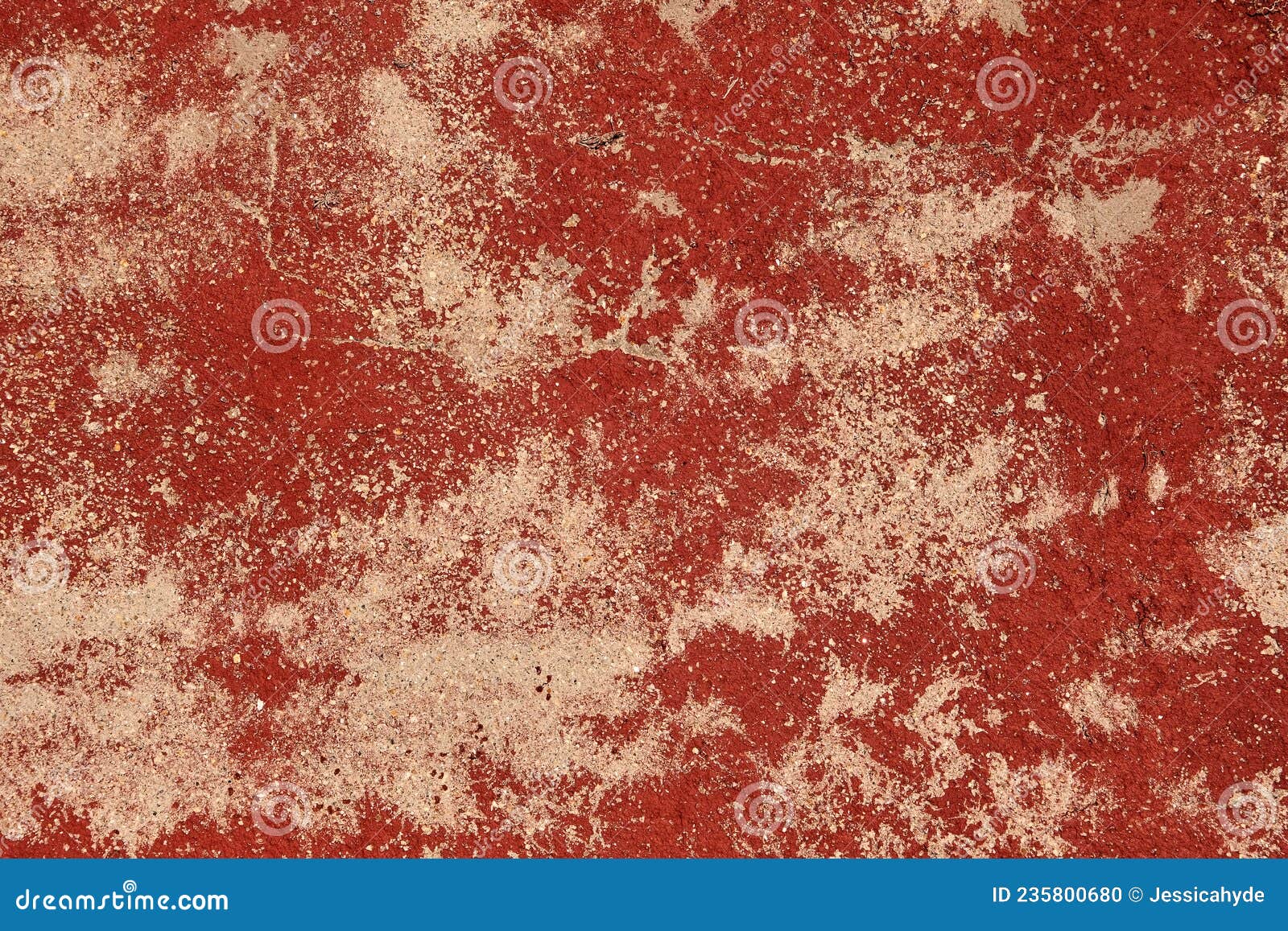 Distressed Red Wall Texture Stock Photo - Image of painted, facing ...