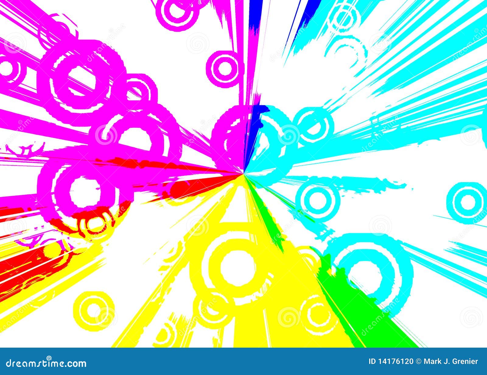 Distressed Retro Blast stock illustration. Illustration of colors ...