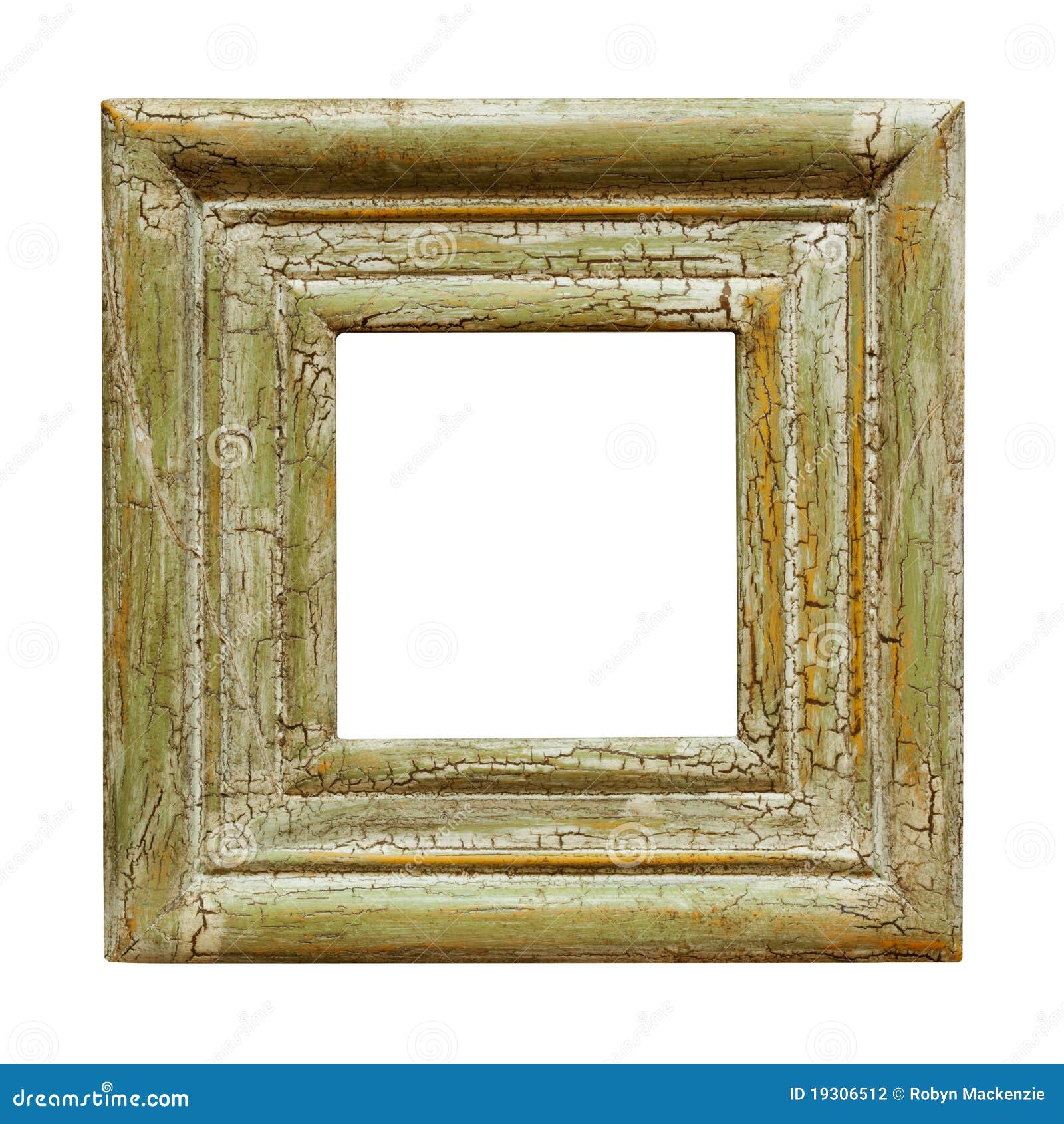 Distressed Square Picture Frame Stock Photo - Image of worn, vertical ...