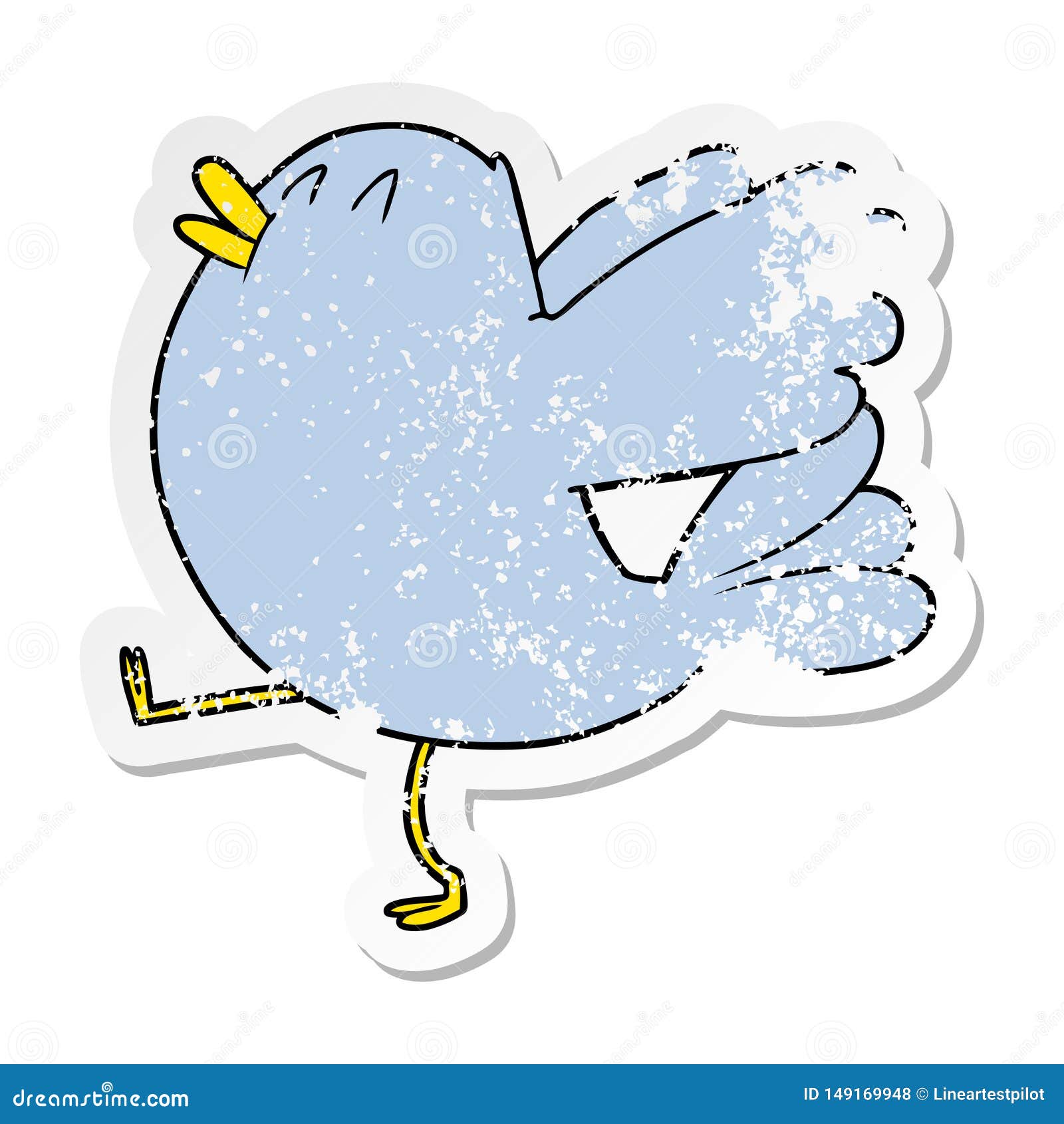 Cartoon Flapping Bird Stock Photo | CartoonDealer.com #38069082