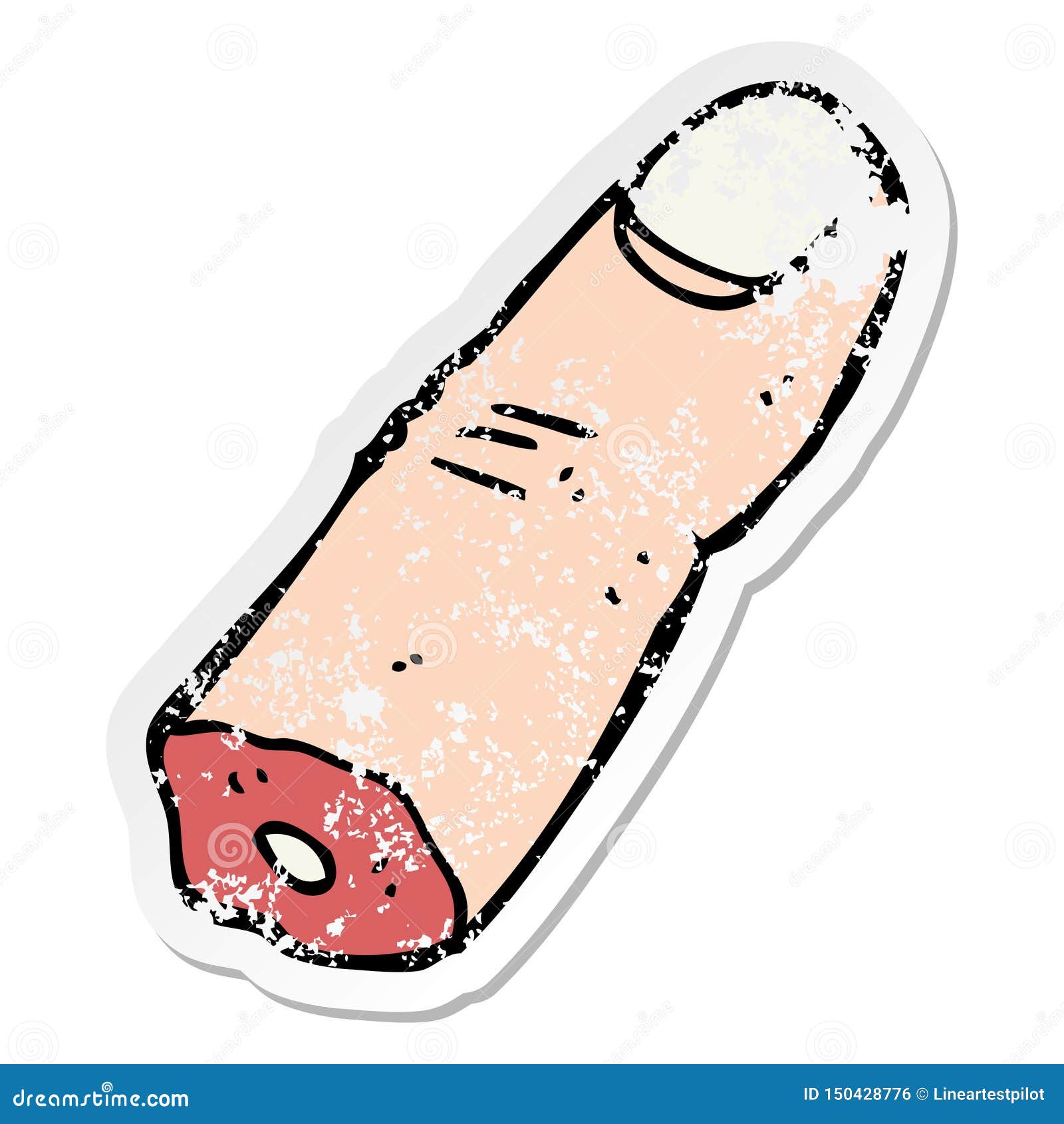 Severed Finger Cartoon Vector Illustration | CartoonDealer.com #38060110