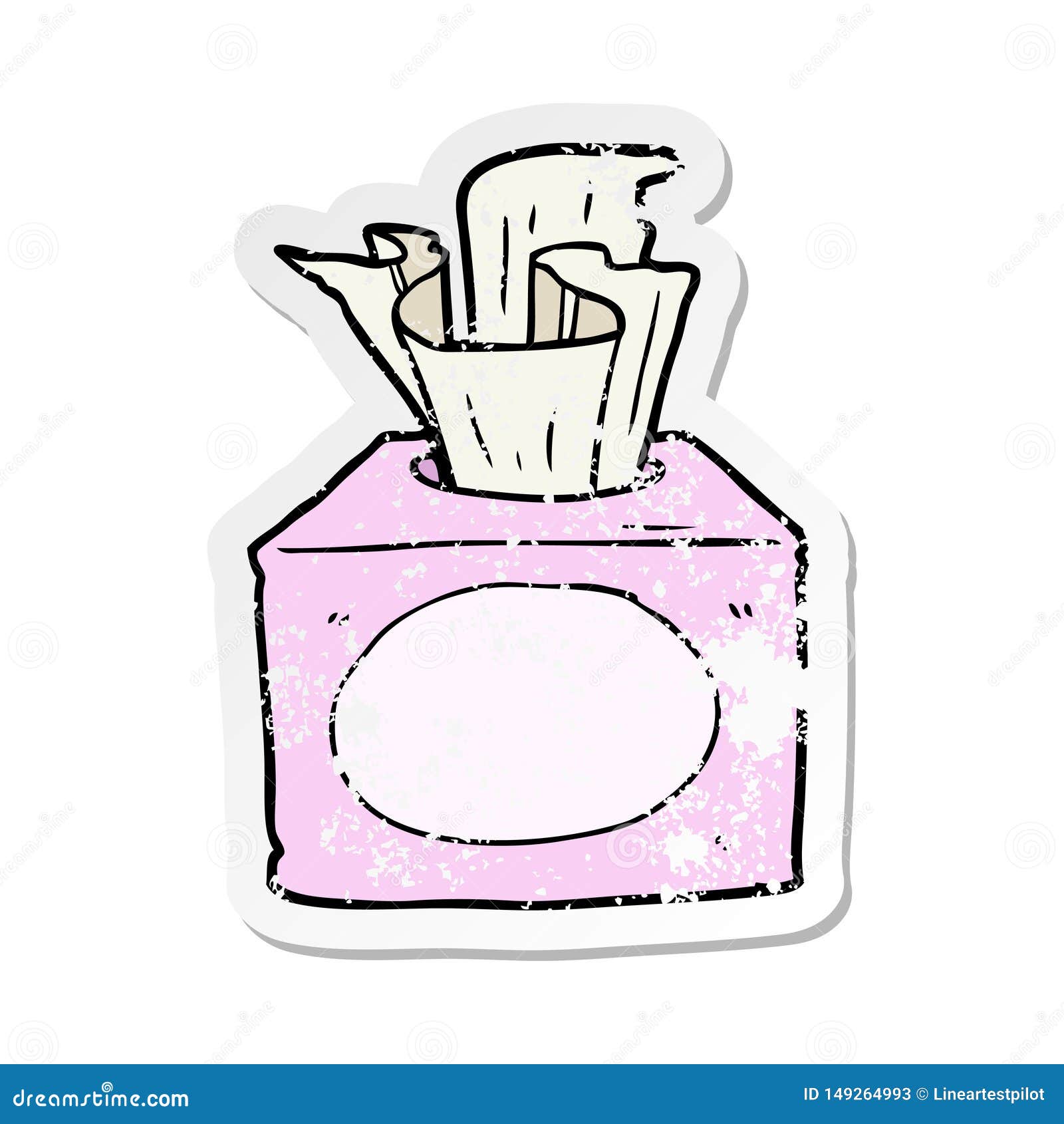 Cartoon Red Box Of Tissues Stock Illustration | CartoonDealer.com ...