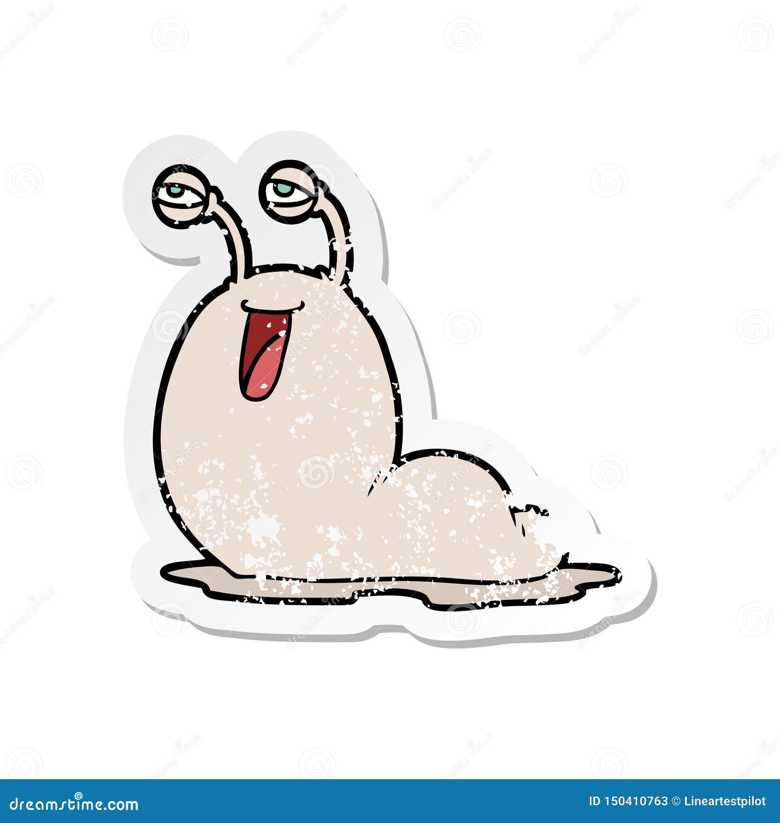 Cartoon Slug With Speech Bubble Royalty-Free Stock Photography ...