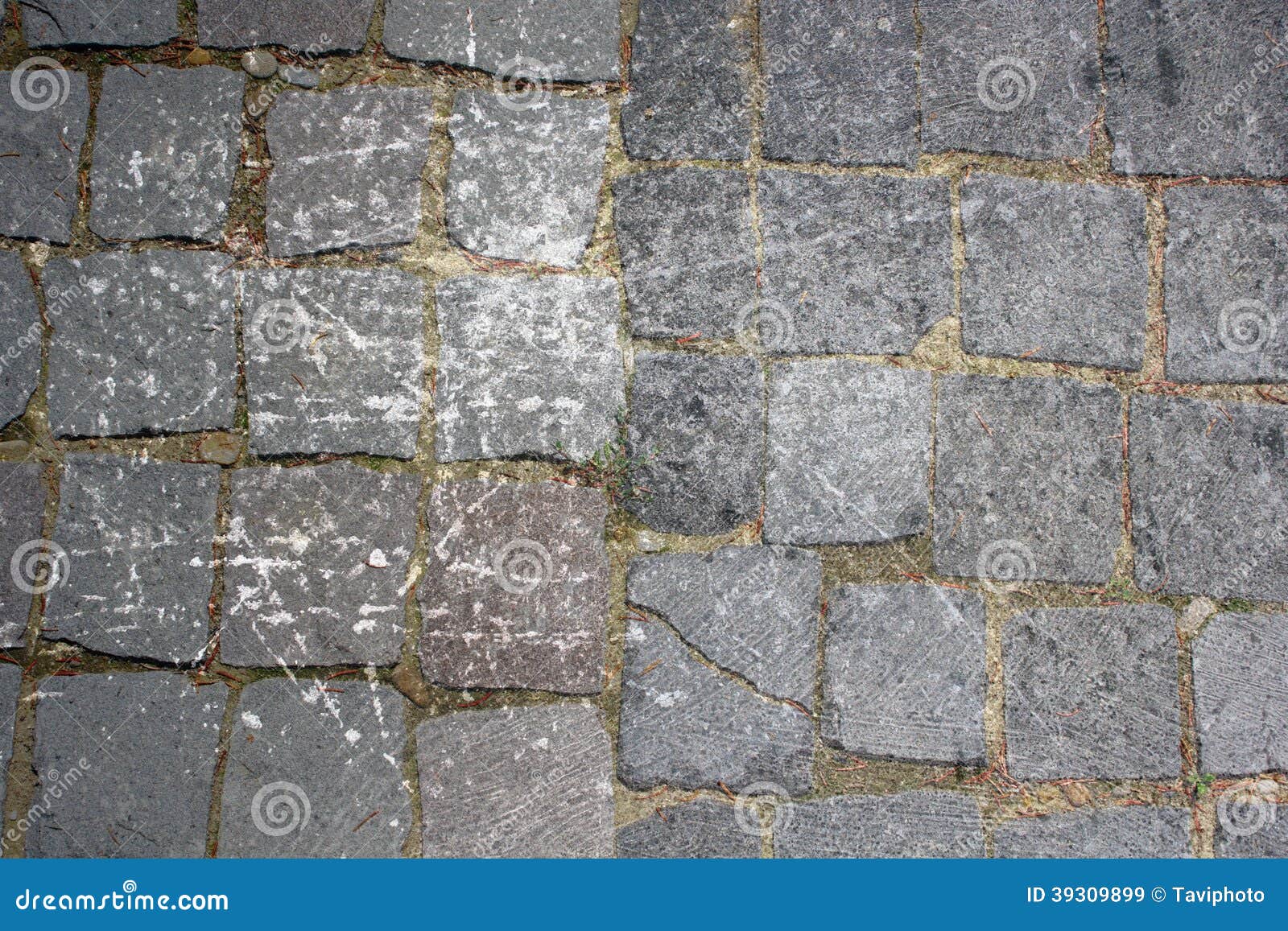 Distressed stone pavement stock image. Image of cobblestone - 39309899