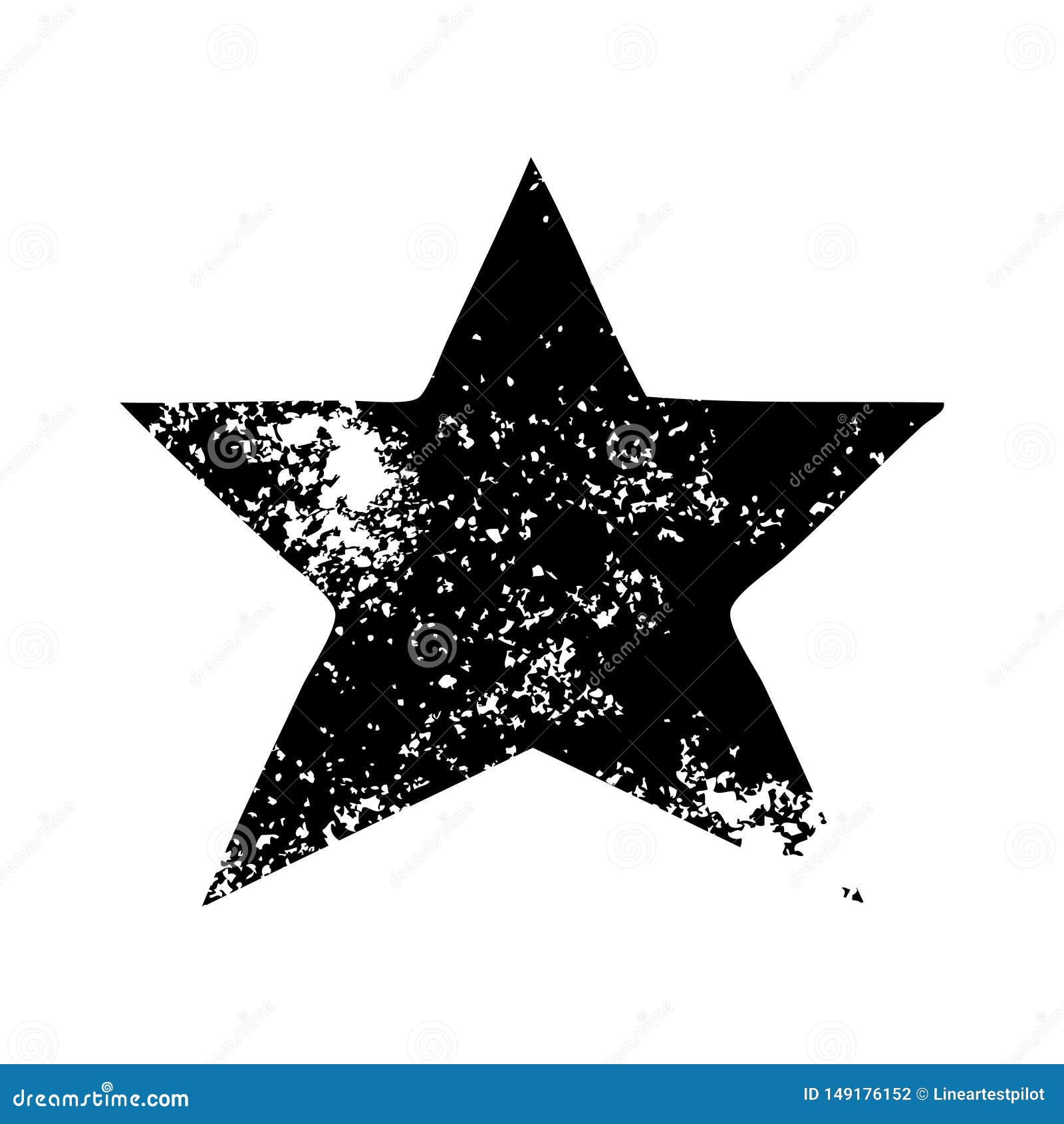 Distressed Symbol Gold Star Stock Vector - Illustration of clip ...
