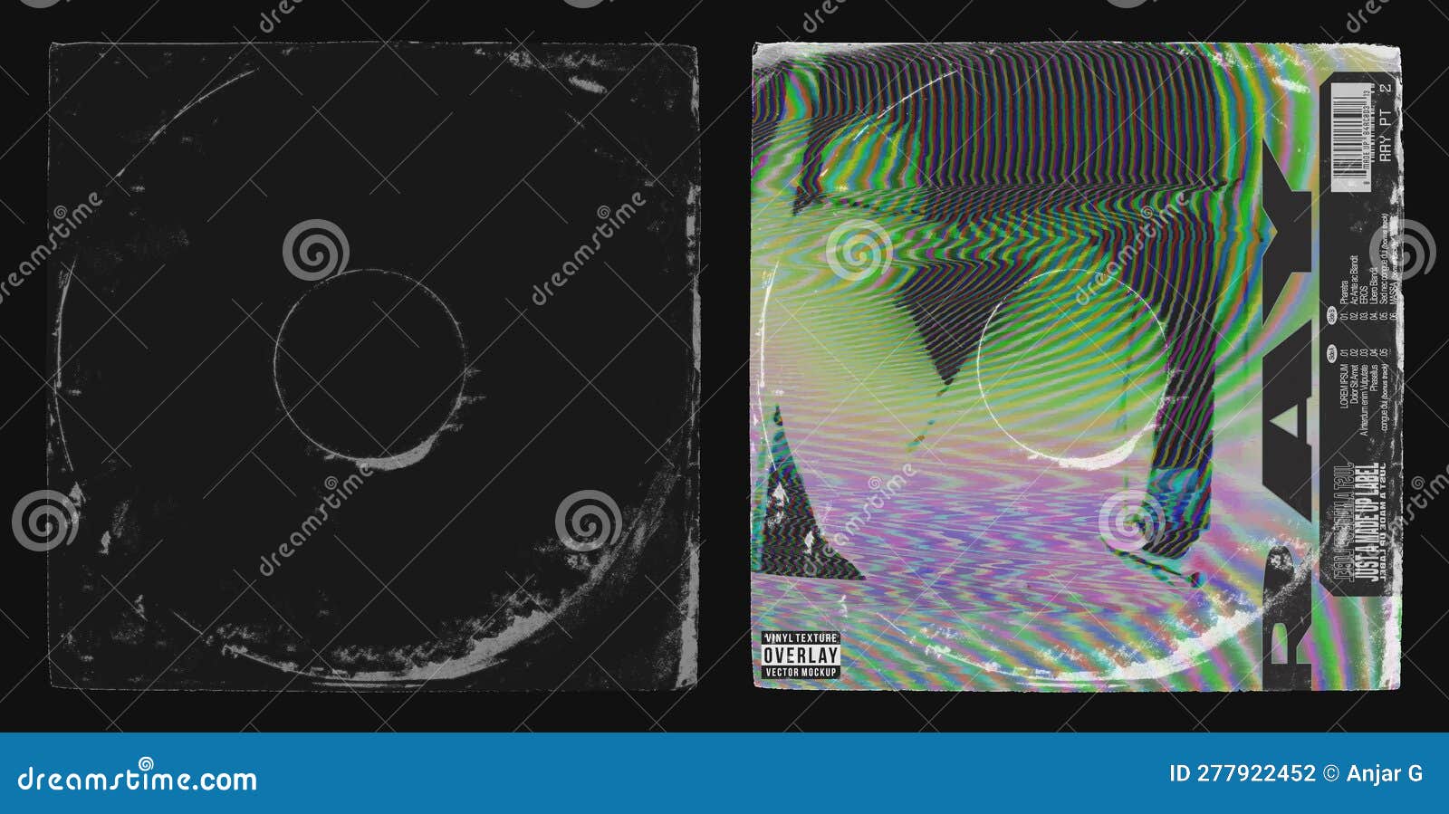 Distressed Vinyl Texture Overlay for Cover Art Design Stock Vector ...