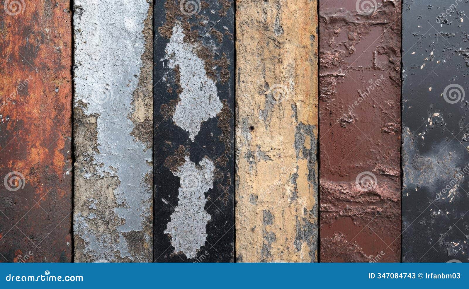 Distressed and Weathered Wooden Plank Texture Background Stock Image ...