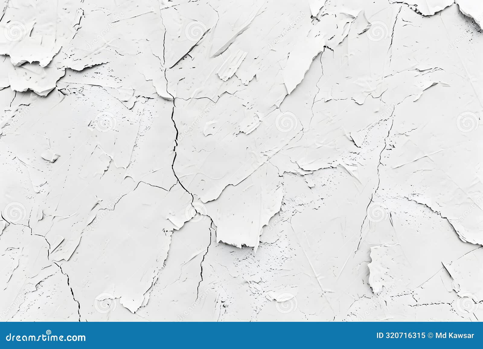 Distressed White Wall Texture Seamless Pattern Stock Illustration ...