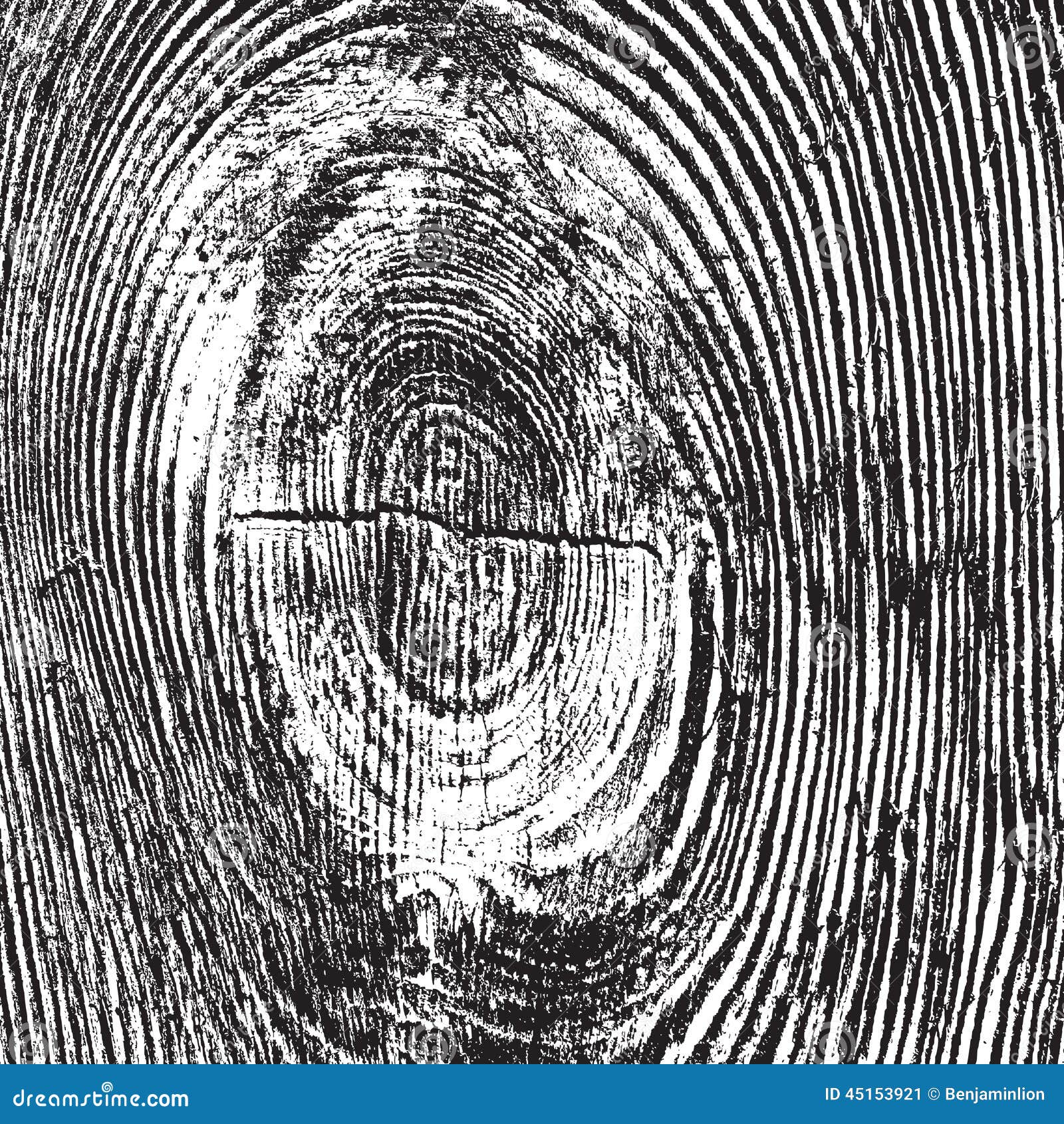 Distressed Wooden Knot Texture Cartoon Vector | CartoonDealer.com #45153921