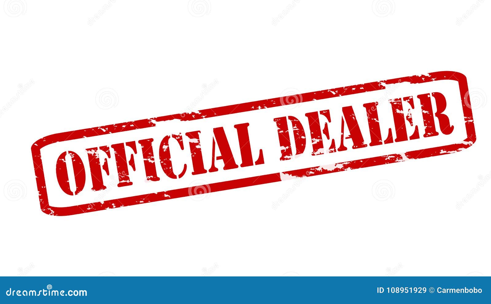 Distribuidor Autorizado Oficial Stock de ilustración - Ilustración de ...