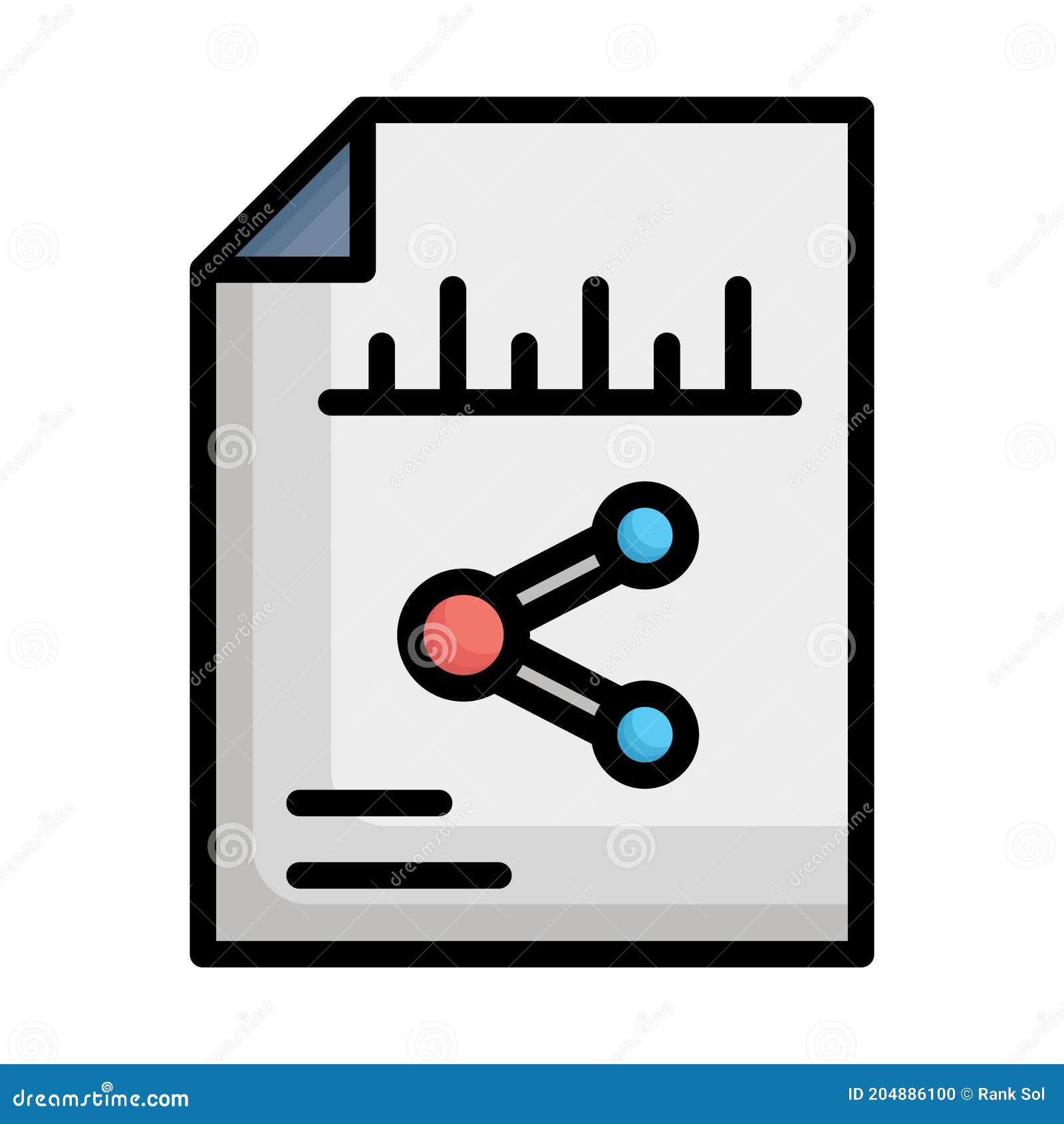 Distribute, Document Vector Icon Which Can Easily Modify or Edit Stock ...