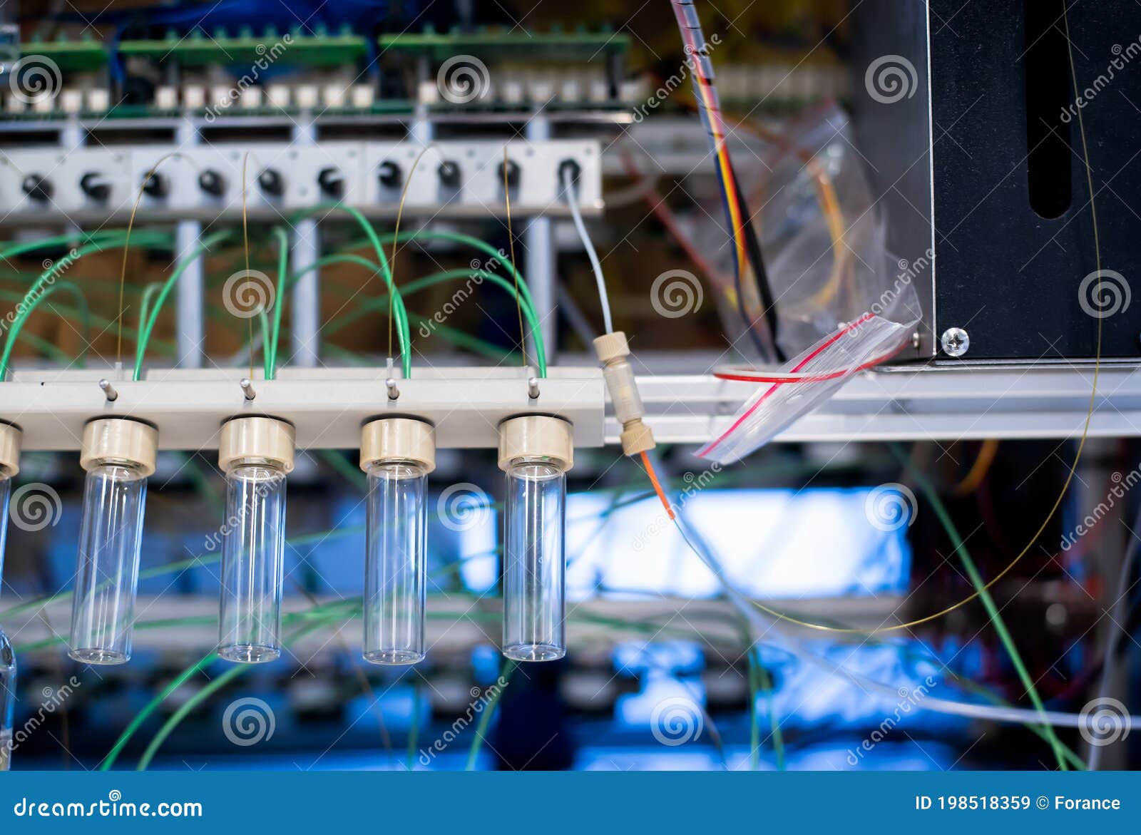 Electrical Conduits System and Metal Pipeline Installed on Building ...