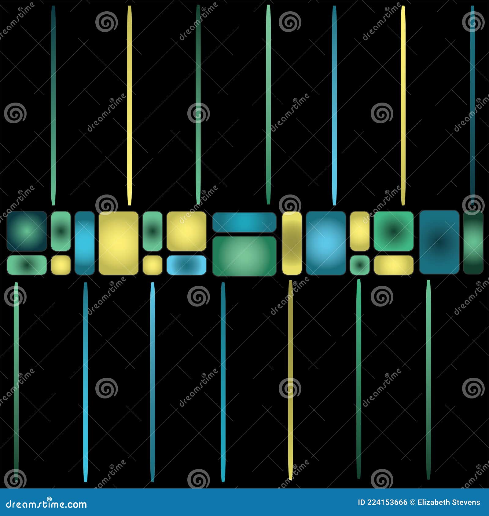 Distribution in Bright Colors Stock Illustration - Illustration of ...
