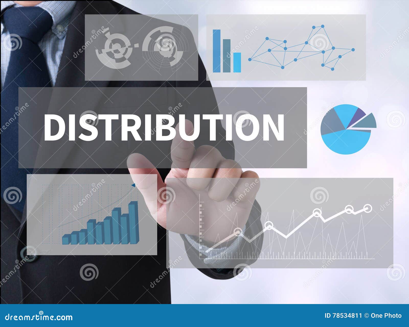 DISTRIBUTION stock image. Image of design, industry, concept - 78534811