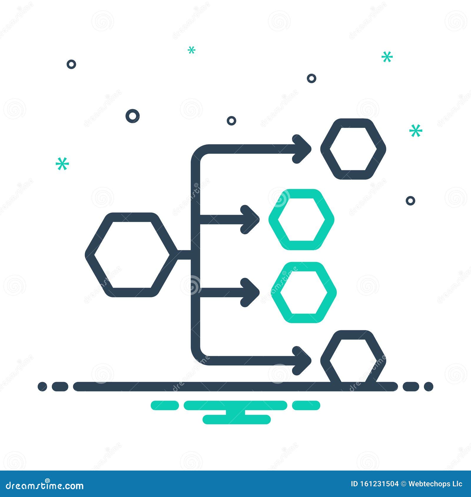 Mix Icon for Distribution Channels, Distribution and Connections Stock ...
