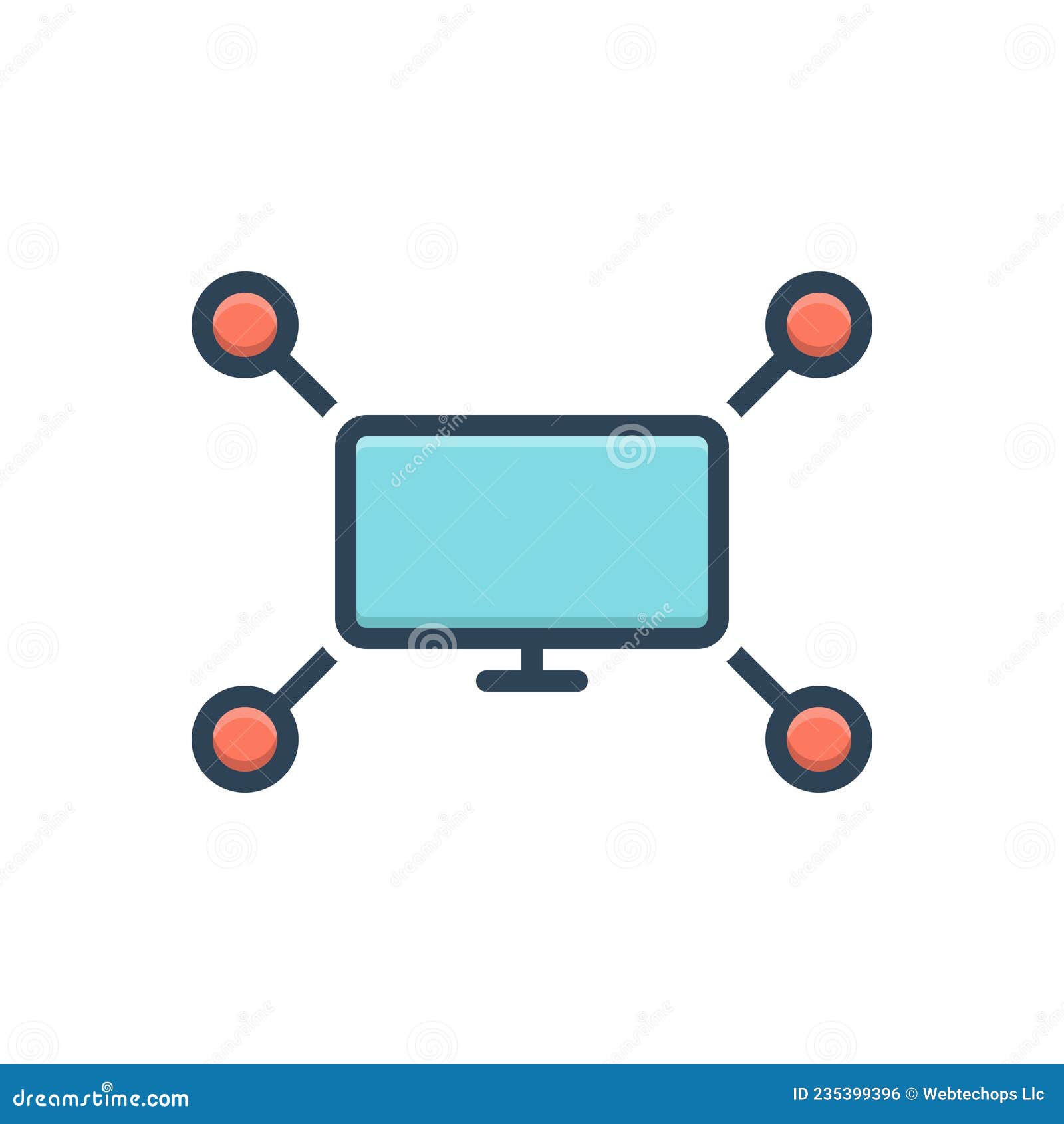 Distribution Channels Icon. From Digital Marketing, Promotion Set ...