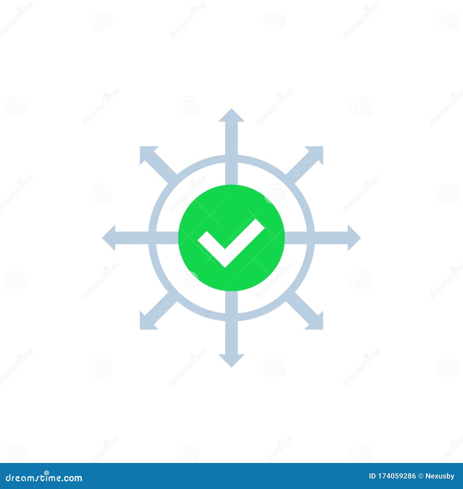 Distribution, Expansion Vector Icon Stock Illustration - Illustration ...