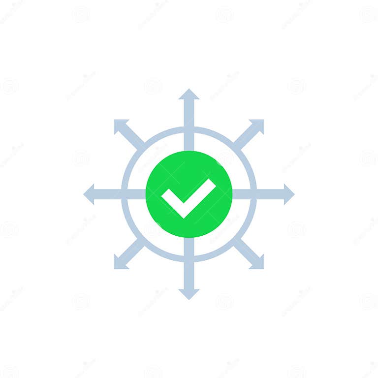 Distribution, Expansion Vector Icon Stock Illustration - Illustration ...