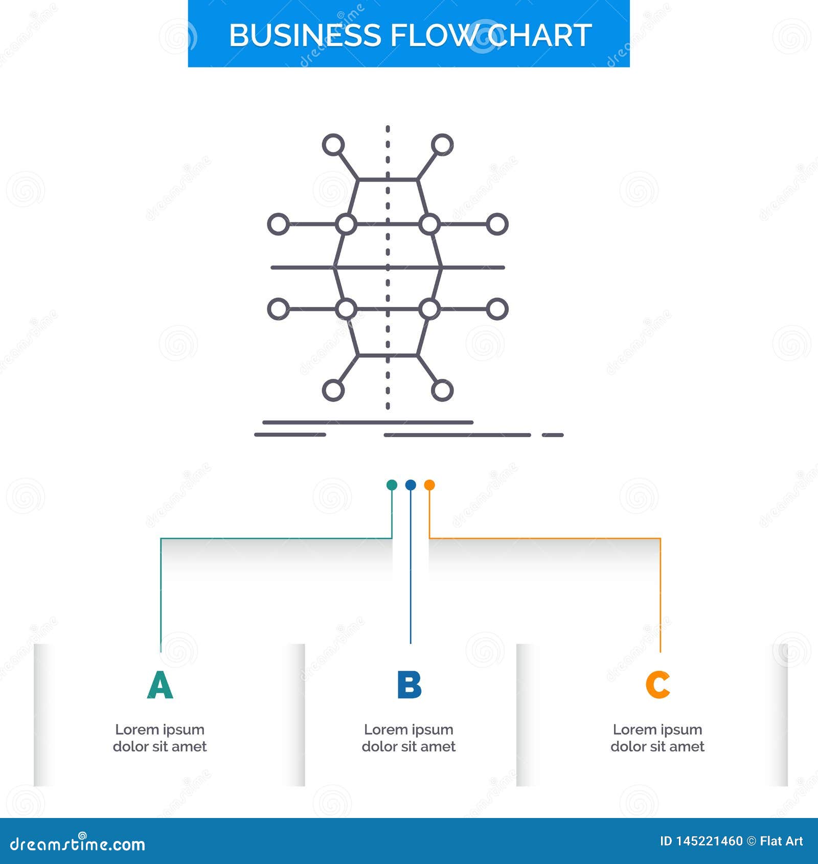 Distribution, Grid, Infrastructure, Network, Smart Business Flow Chart ...