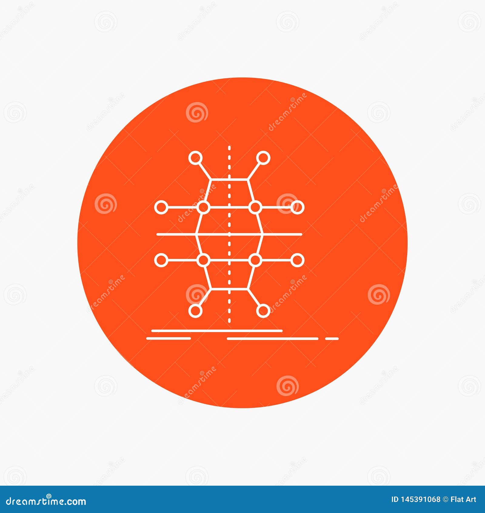 Distribution, Grid, Infrastructure, Network, Smart White Line Icon in ...